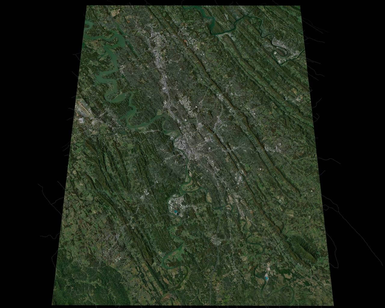 Knoxville Tennessee - 3D Model by 3dstudio