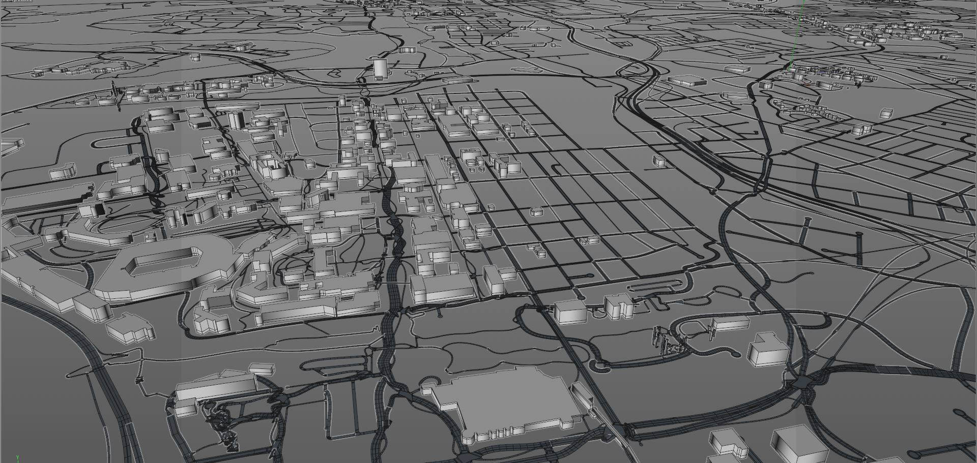 Knoxville Tennessee - 3D Model by 3dstudio
