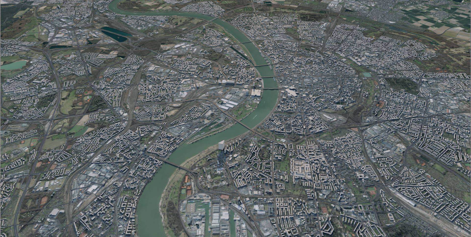 Koln Germany - 3D Model by 3dstudio