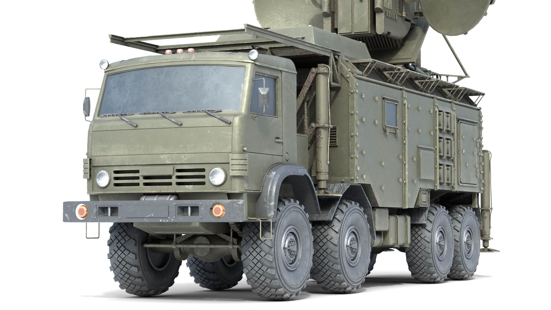 Krasukha 4 1Rl257 Electronic Warfare Ew System - 3D Model by 3dstudio