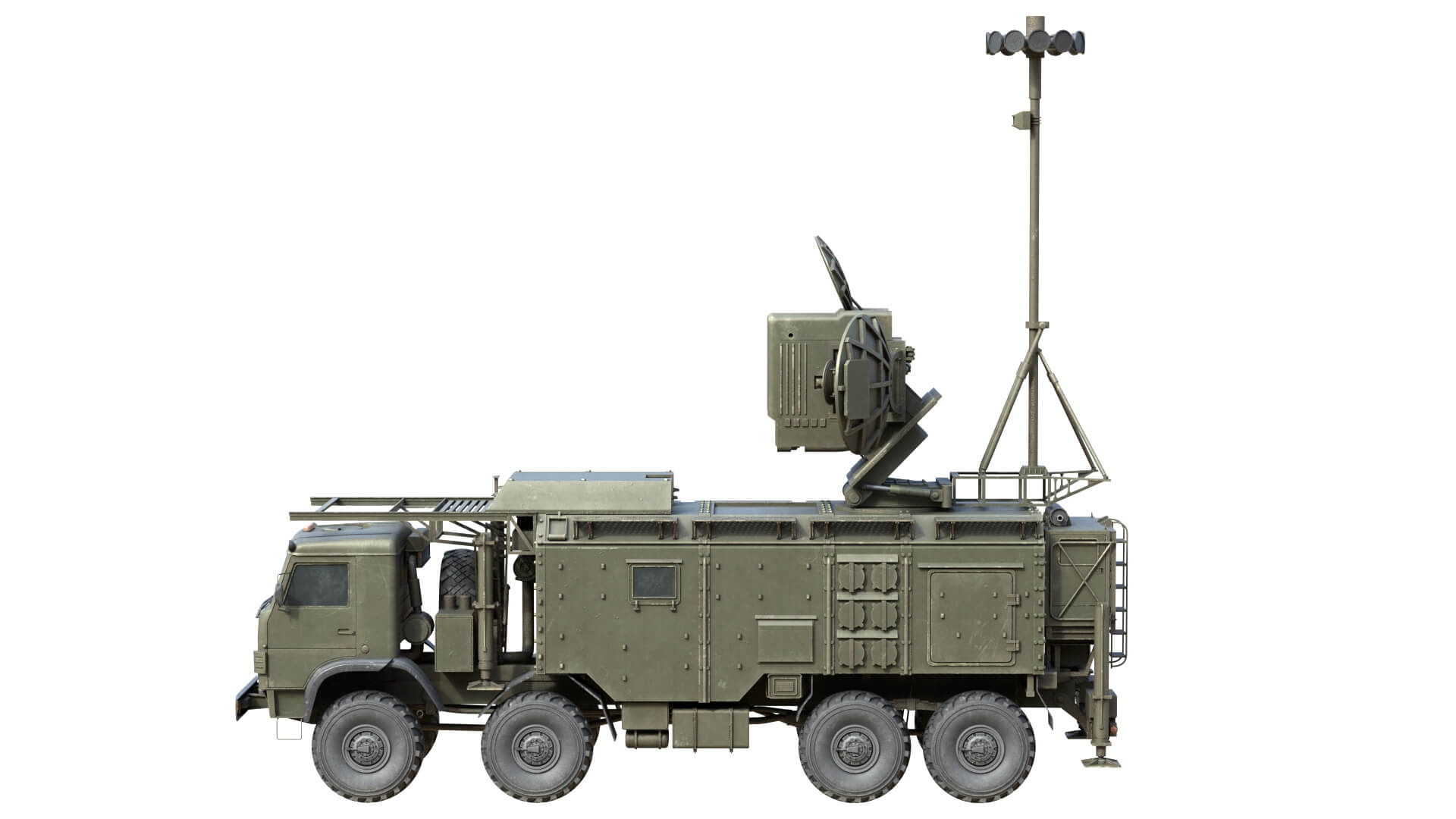 Krasukha 4 1Rl257 Electronic Warfare Ew System - 3D Model by 3dstudio