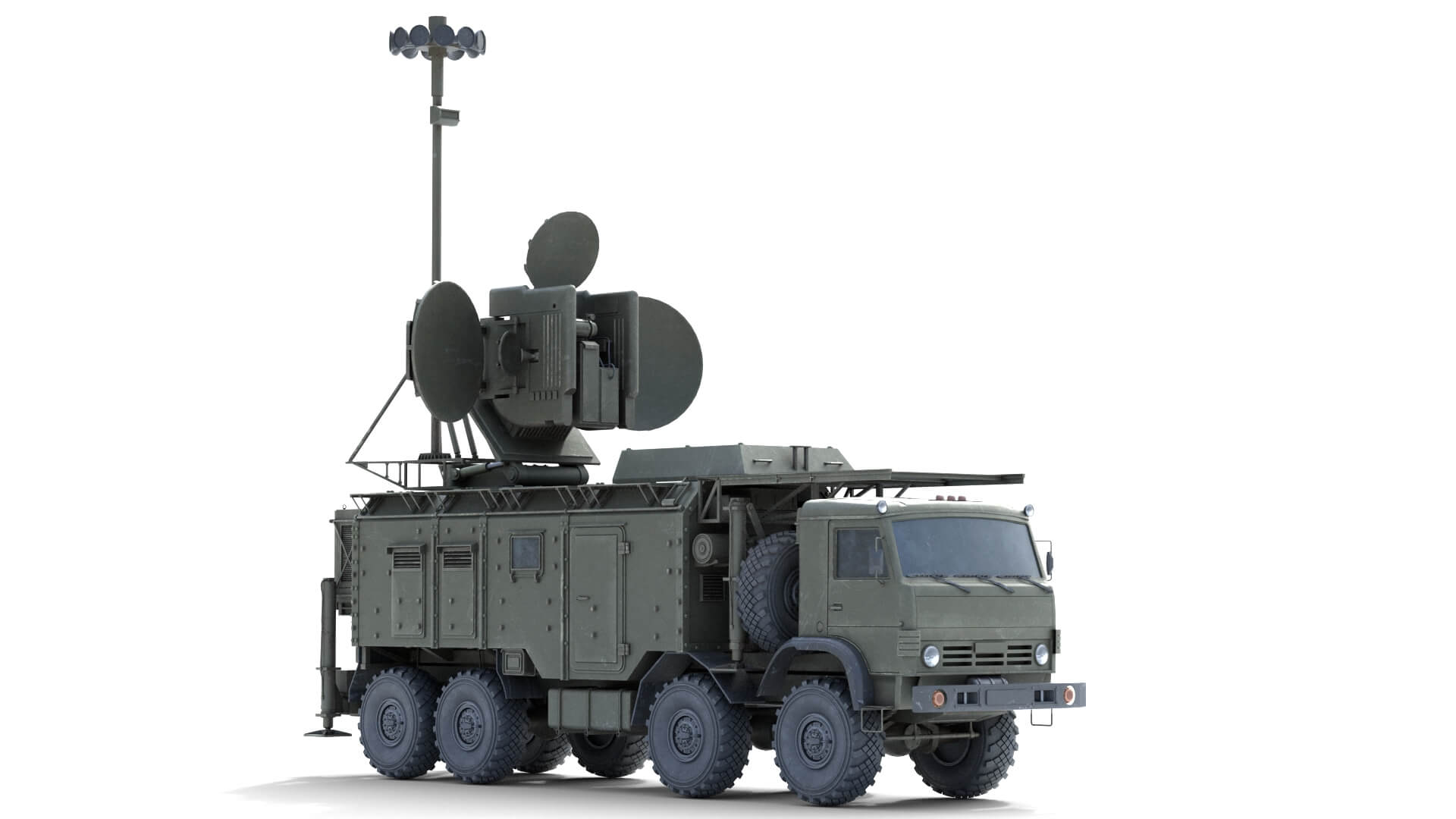 Krasukha 4 1Rl257 Electronic Warfare Ew System - 3D Model by 3dstudio