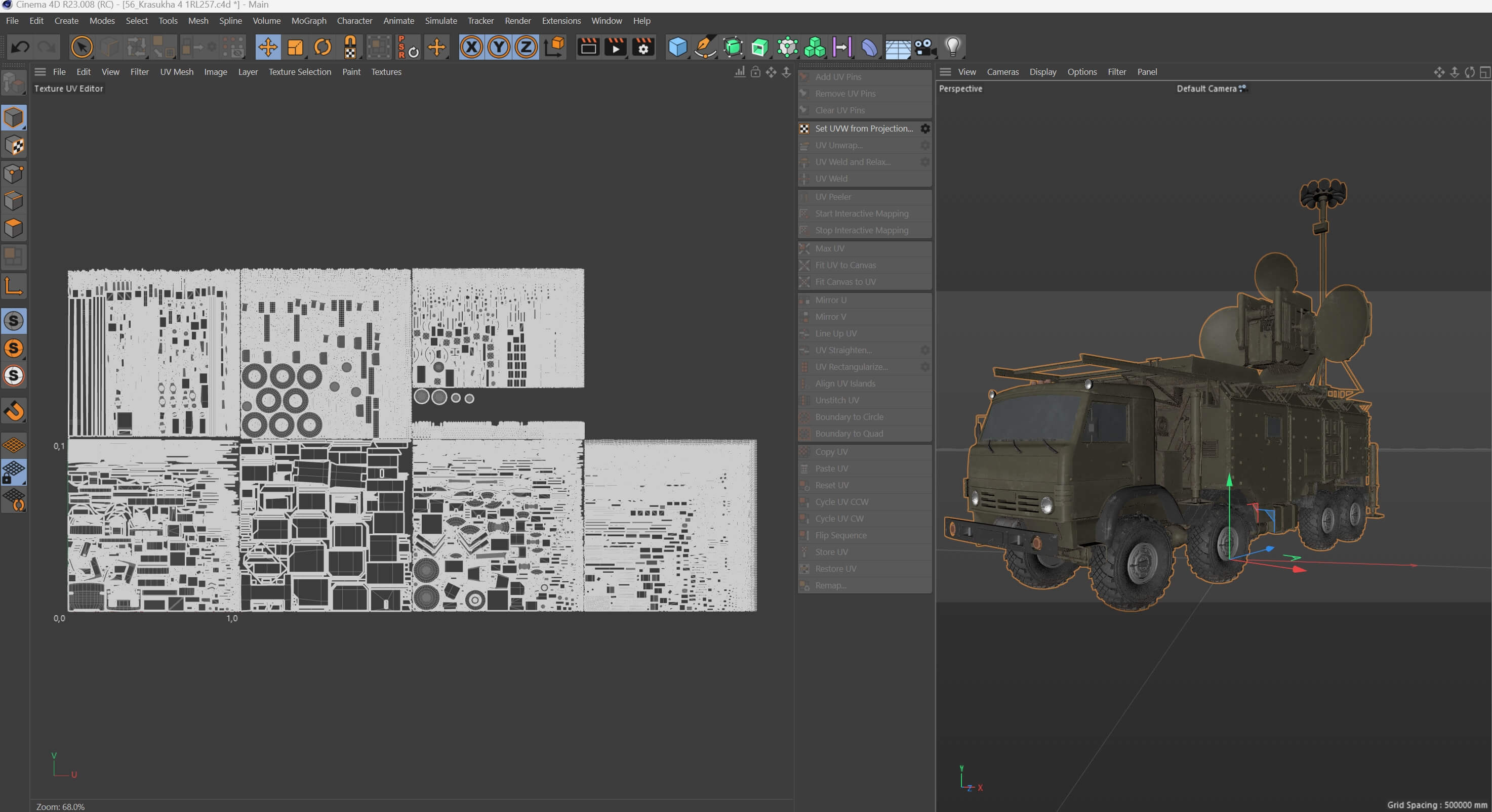 Krasukha 4 1Rl257 Electronic Warfare Ew System - 3D Model by 3dstudio