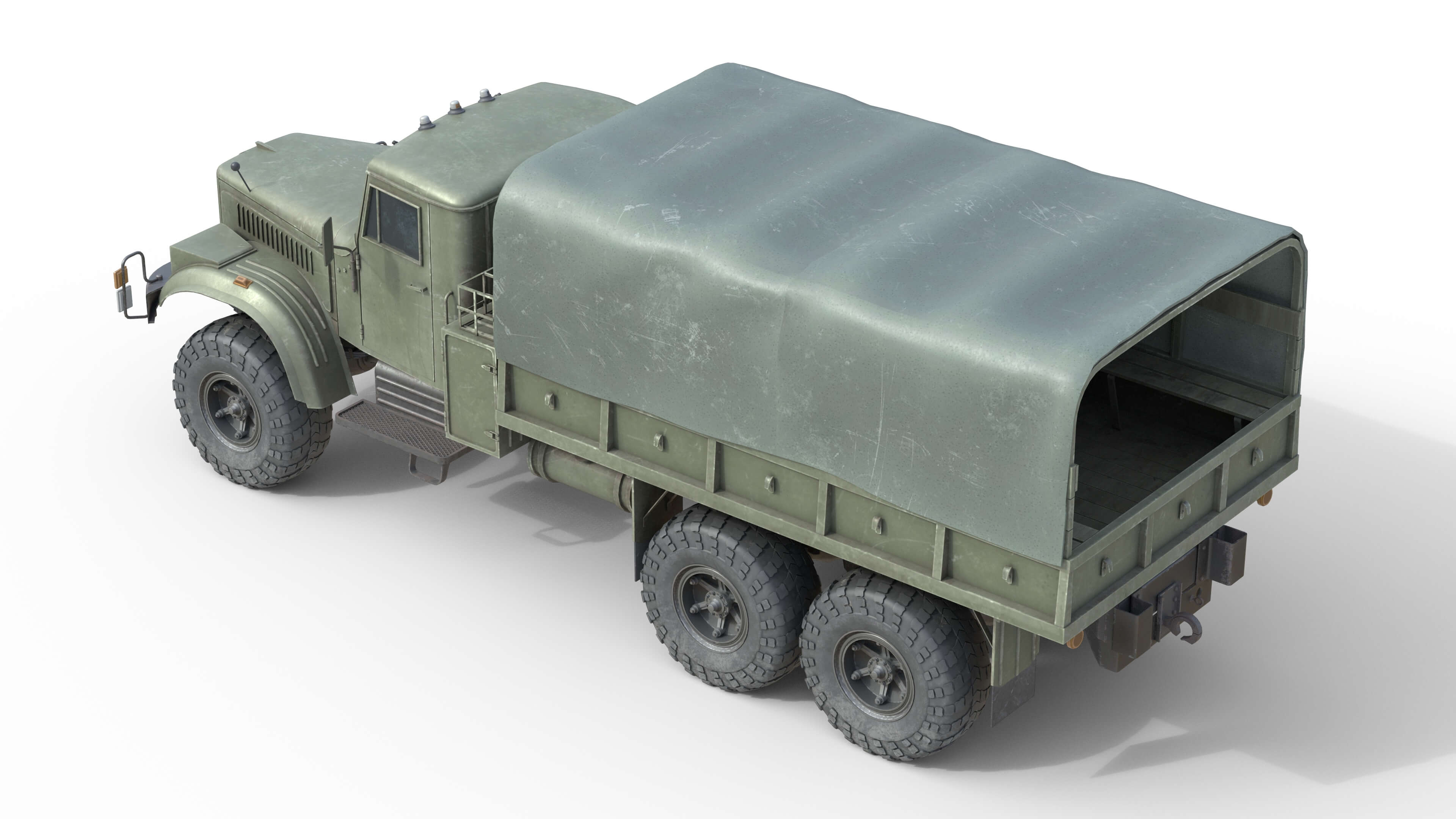 KrAZ 255 Ukrainian Truck - 3D Model by 3dstudio
