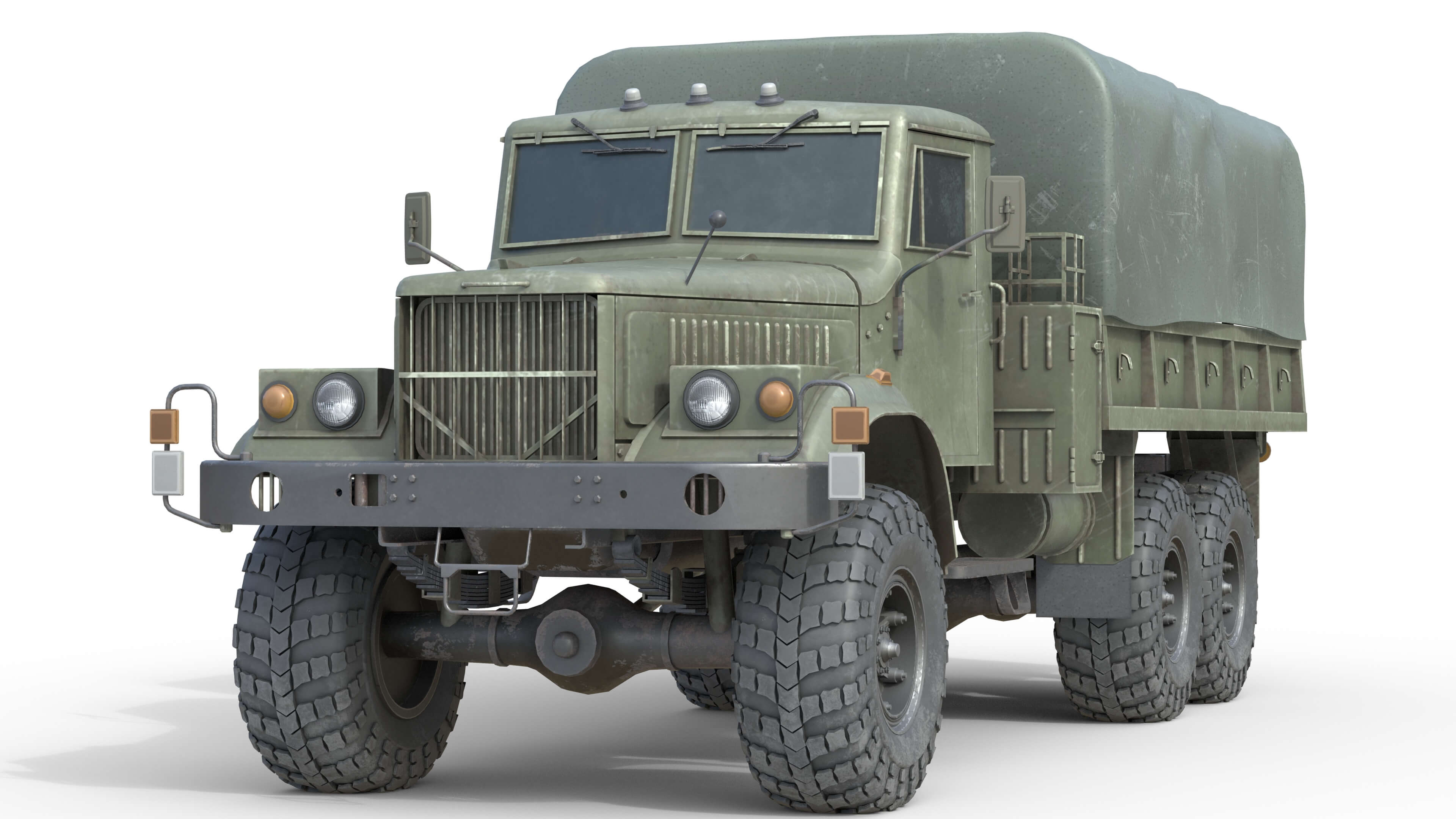 KrAZ 255 Ukrainian Truck - 3D Model by 3dstudio