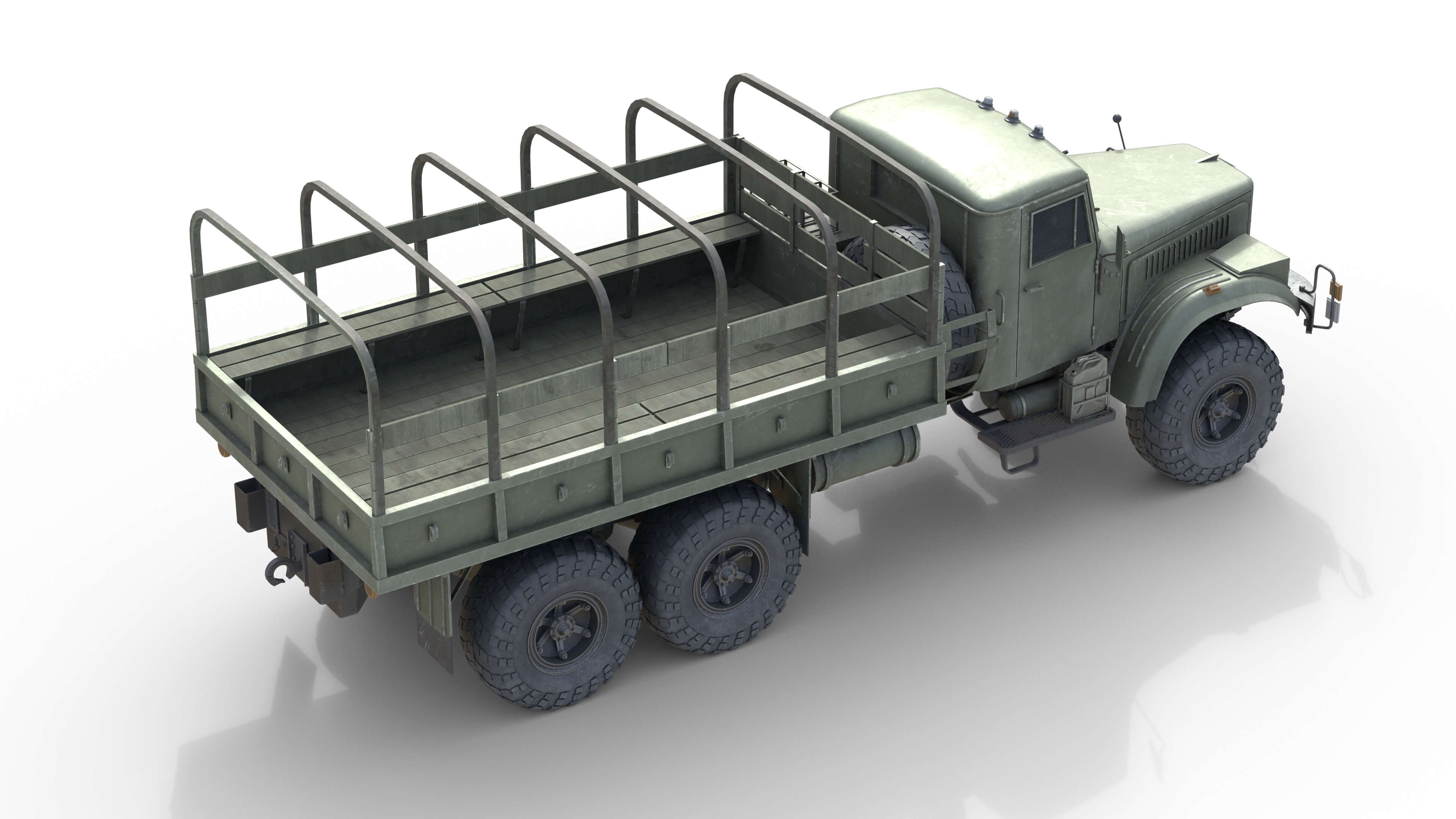 KrAZ 255 Ukrainian Truck - 3D Model by 3dstudio
