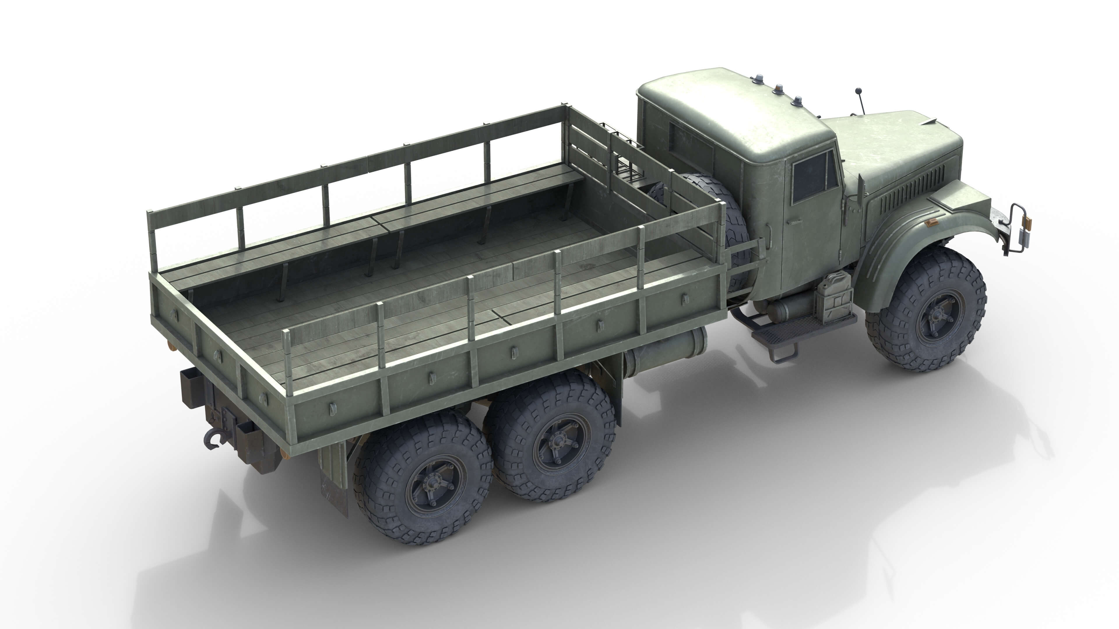 KrAZ 255 Ukrainian Truck - 3D Model by 3dstudio