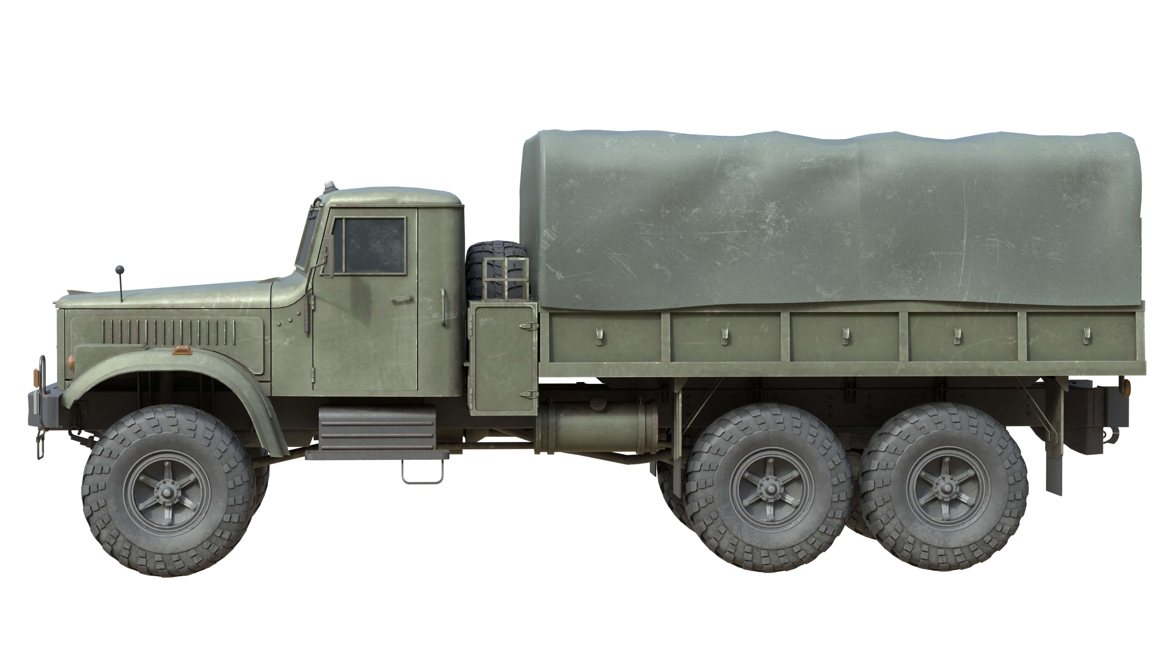 KrAZ 255 Ukrainian Truck - 3D Model by 3dstudio