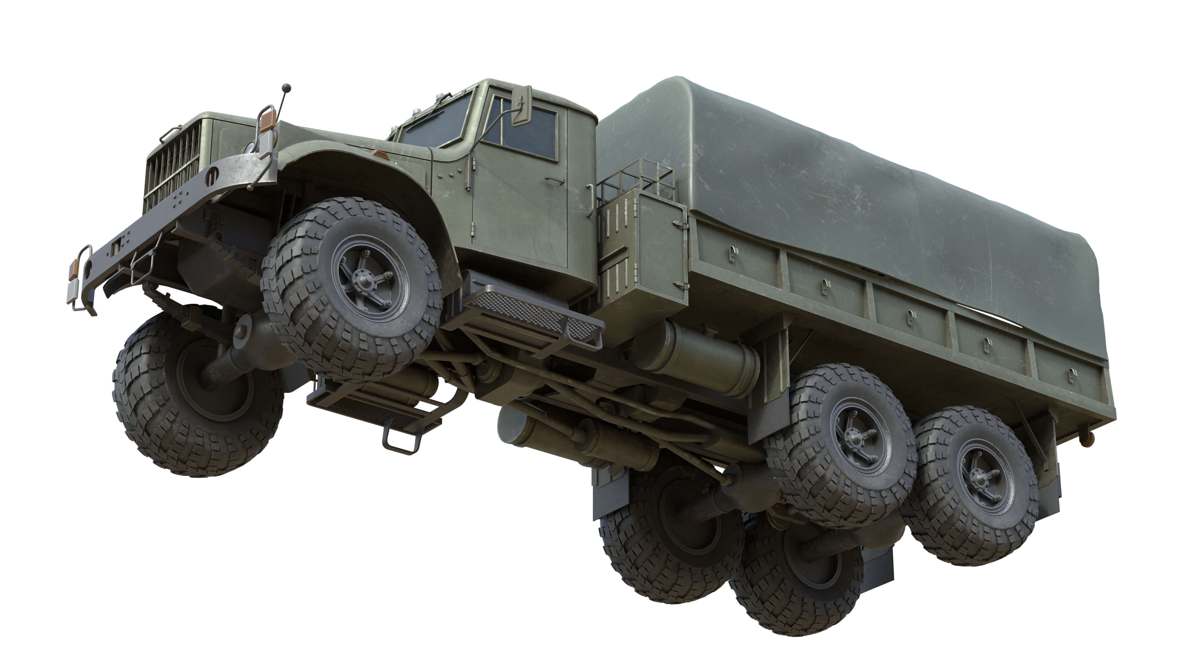 KrAZ 255 Ukrainian Truck - 3D Model by 3dstudio
