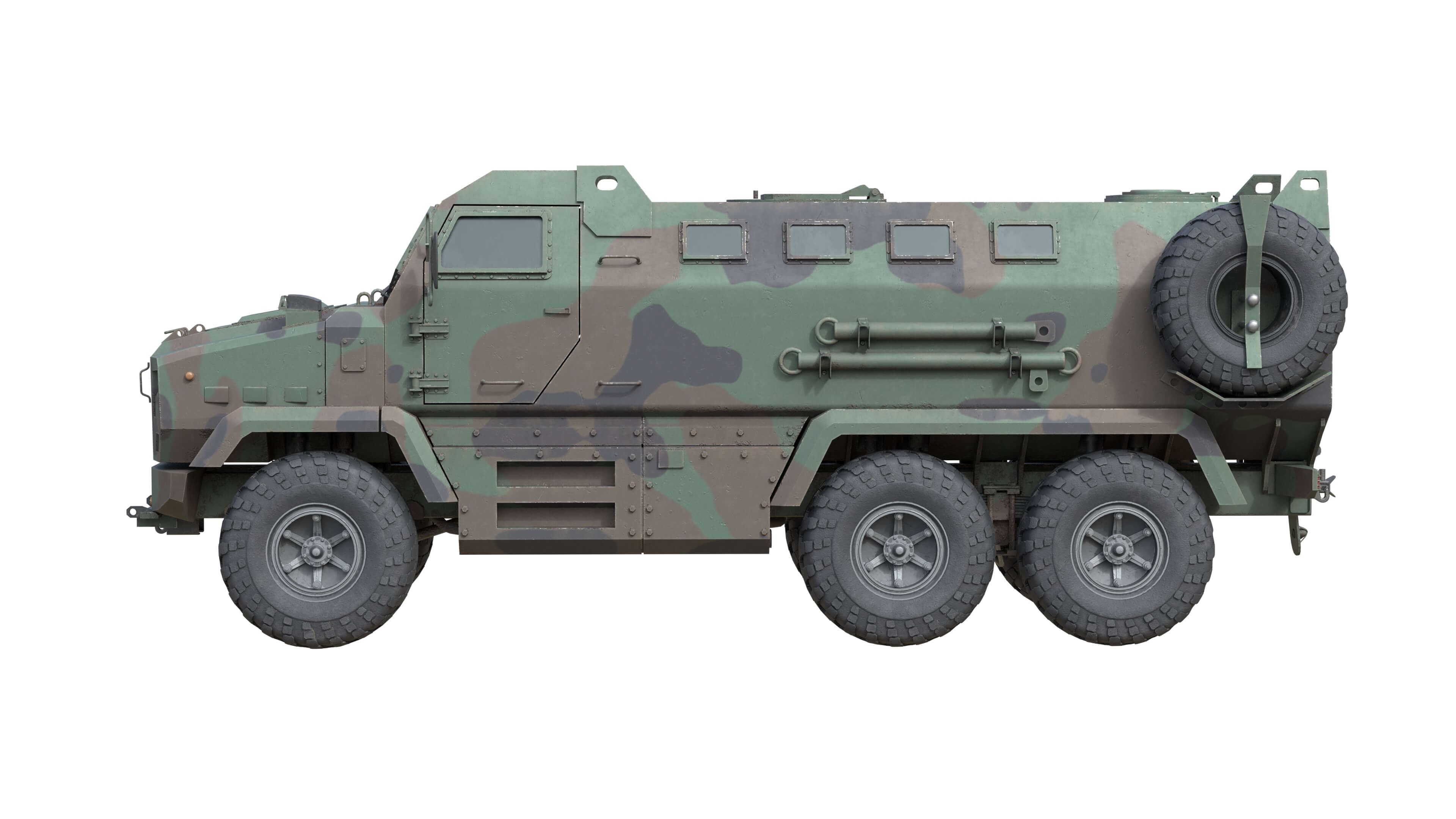 Kraz Shrek Military Vehicle - 3D Model by 3dstudio