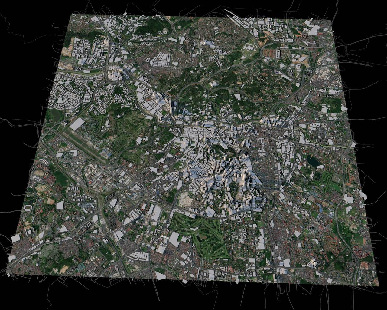 Kuala Lumpur Malaysia - 3D Model by 3dstudio