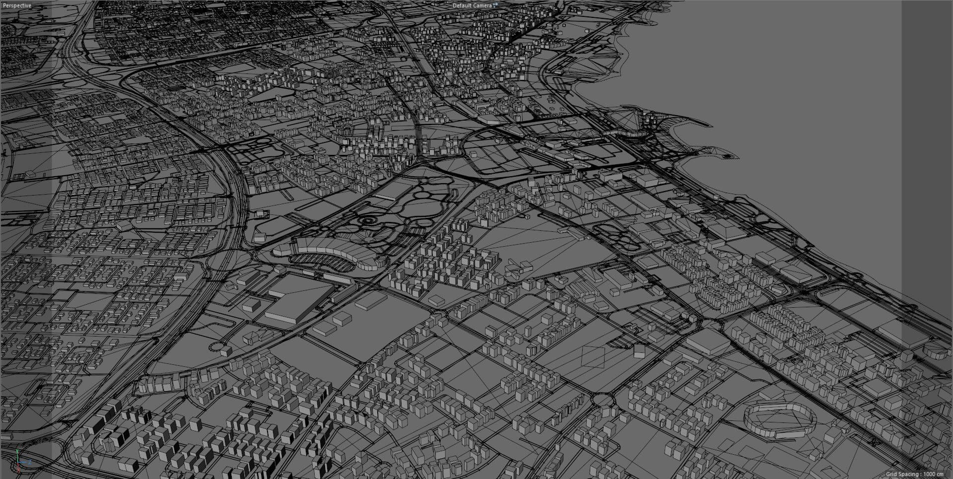 Kuwait 220km - 3D Model by 3dstudio