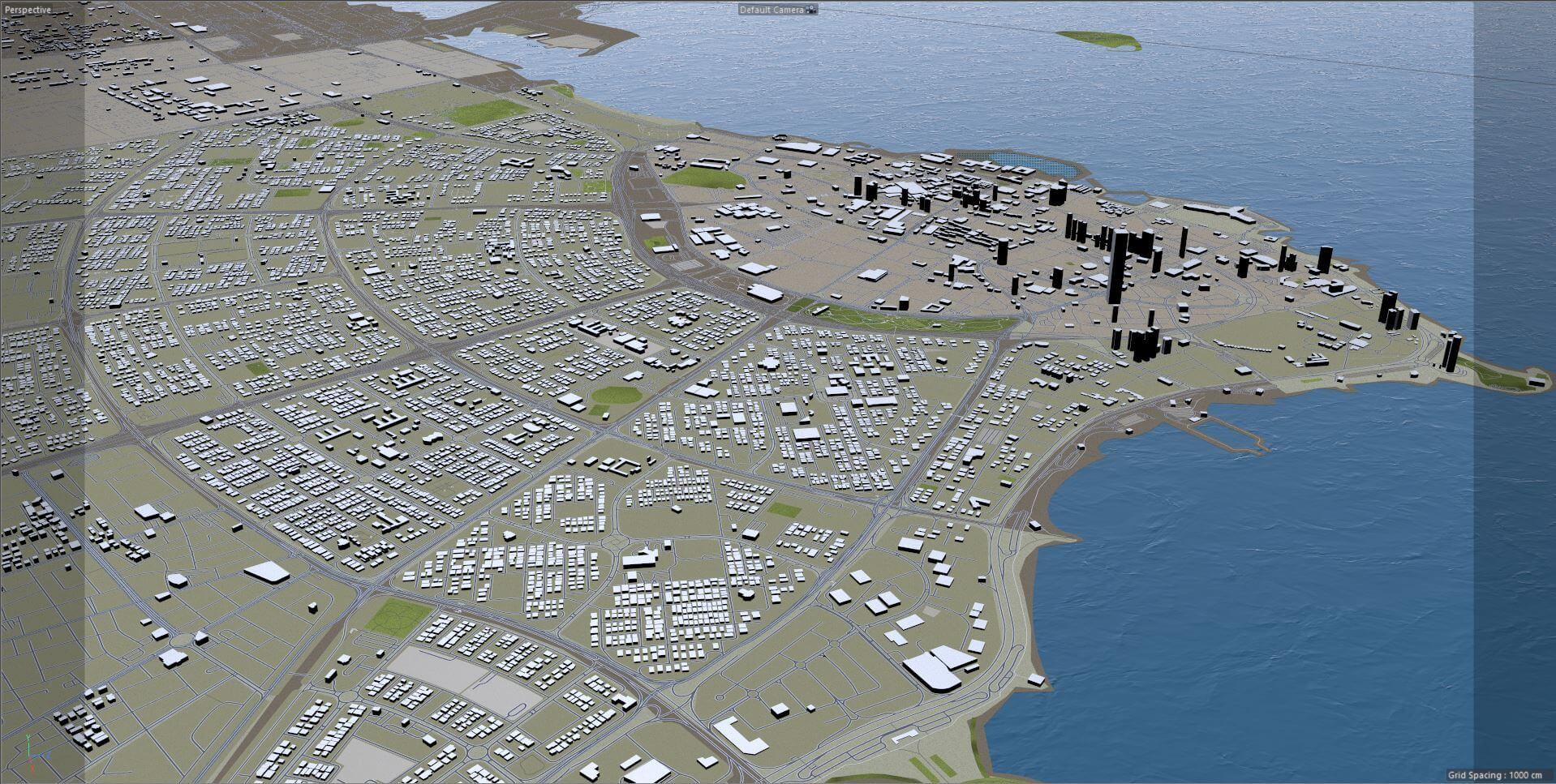Kuwait 220km - 3D Model by 3dstudio