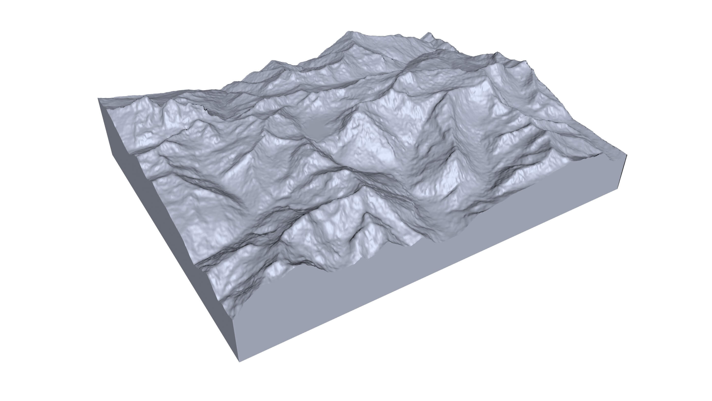 Lake Lunersee Eastern Alps Austria Pearl Terrain 3D Model by 3dstudio