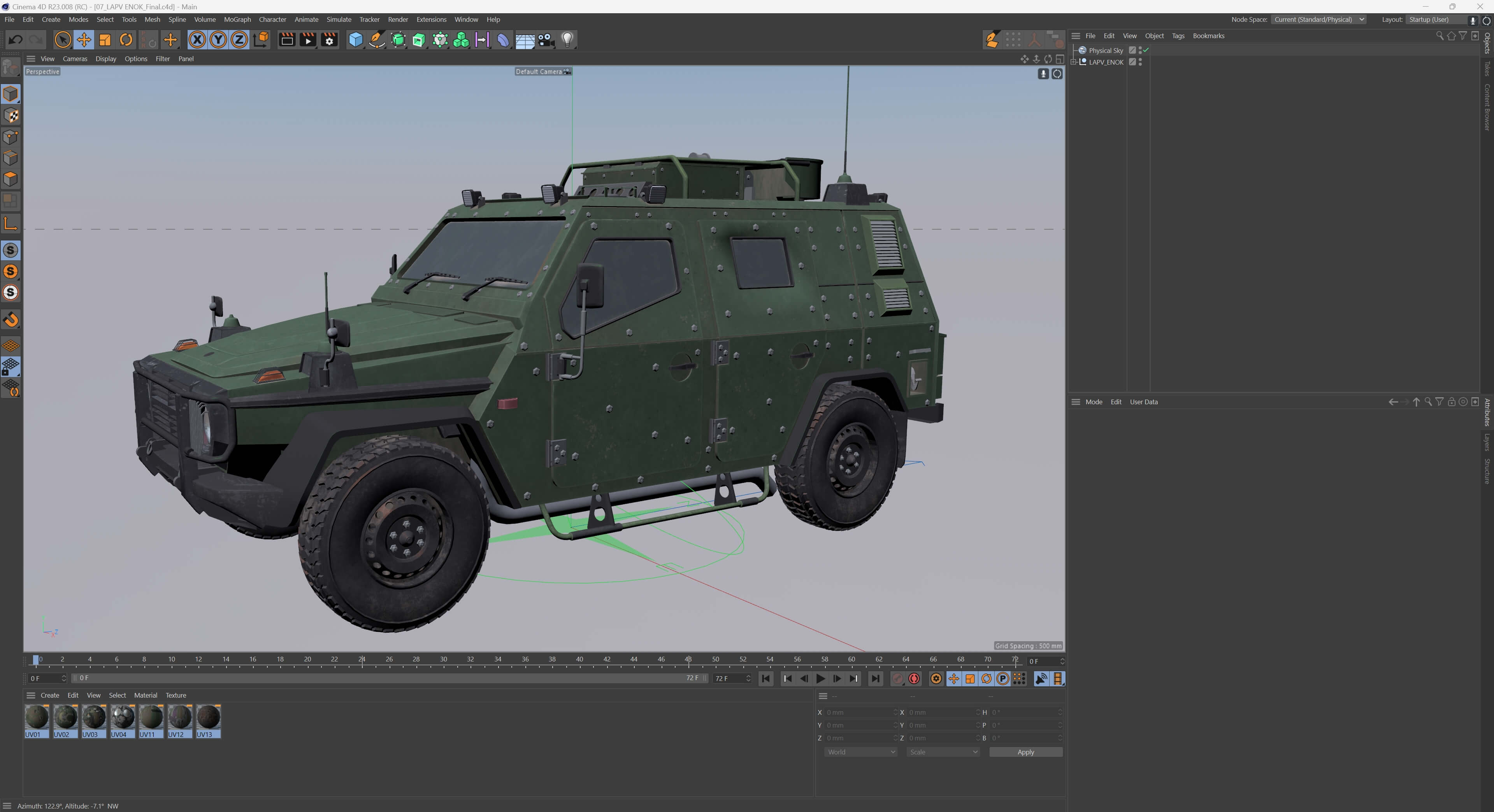 Lapv Enok Light Armored Patrol Vehicle 3D Model by 3dstudio