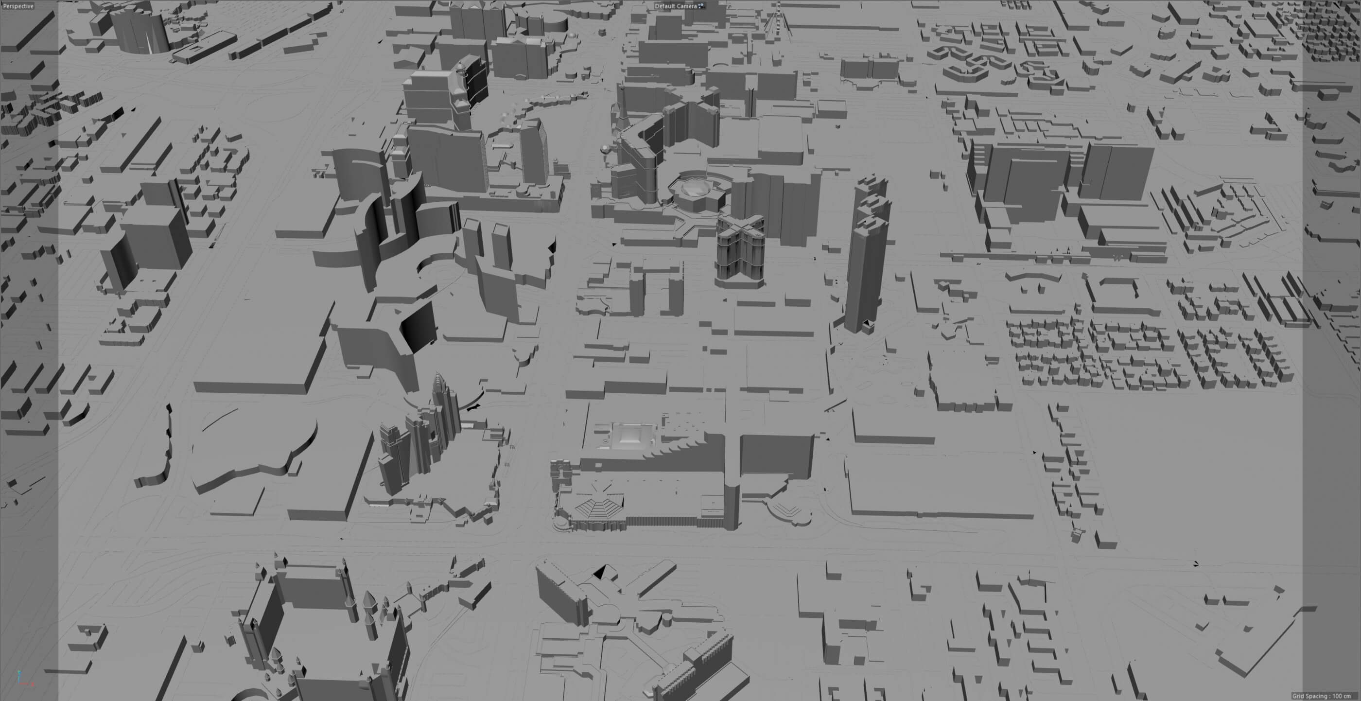 Las Vegas Downtown City Nevada 10km - 3D Model by 3dstudio