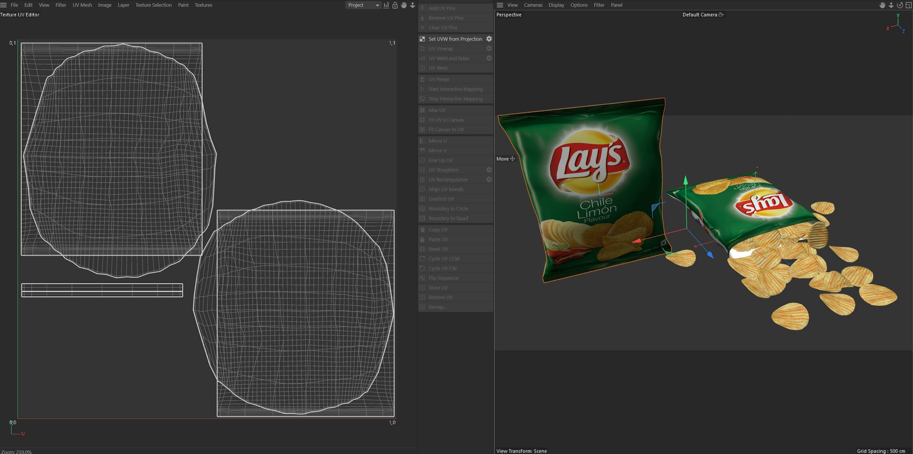Lay's Chili Lemon - 3D Model by 3dstudio