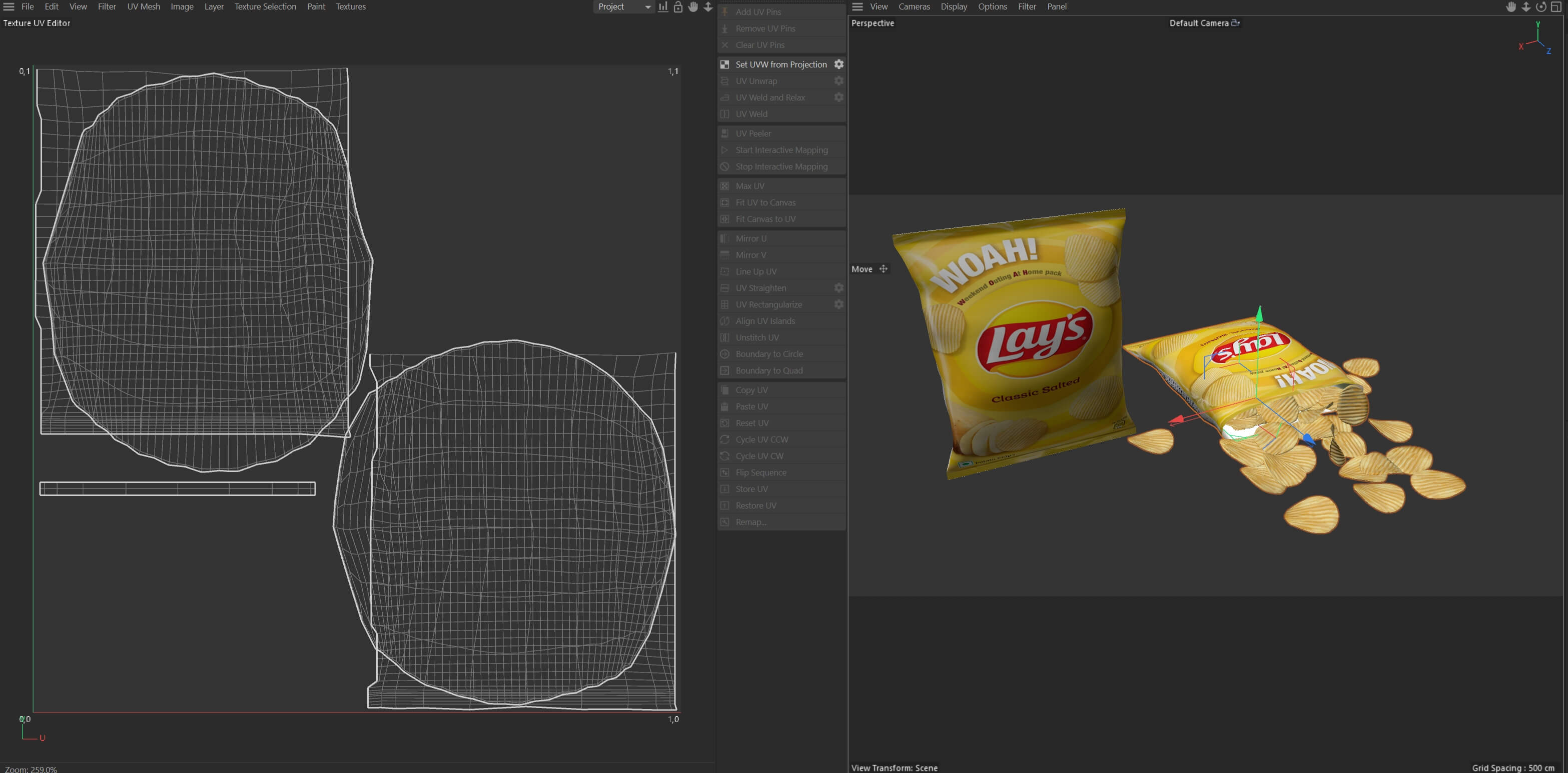 LAY'S Classic Salted - 3D Model by 3dstudio