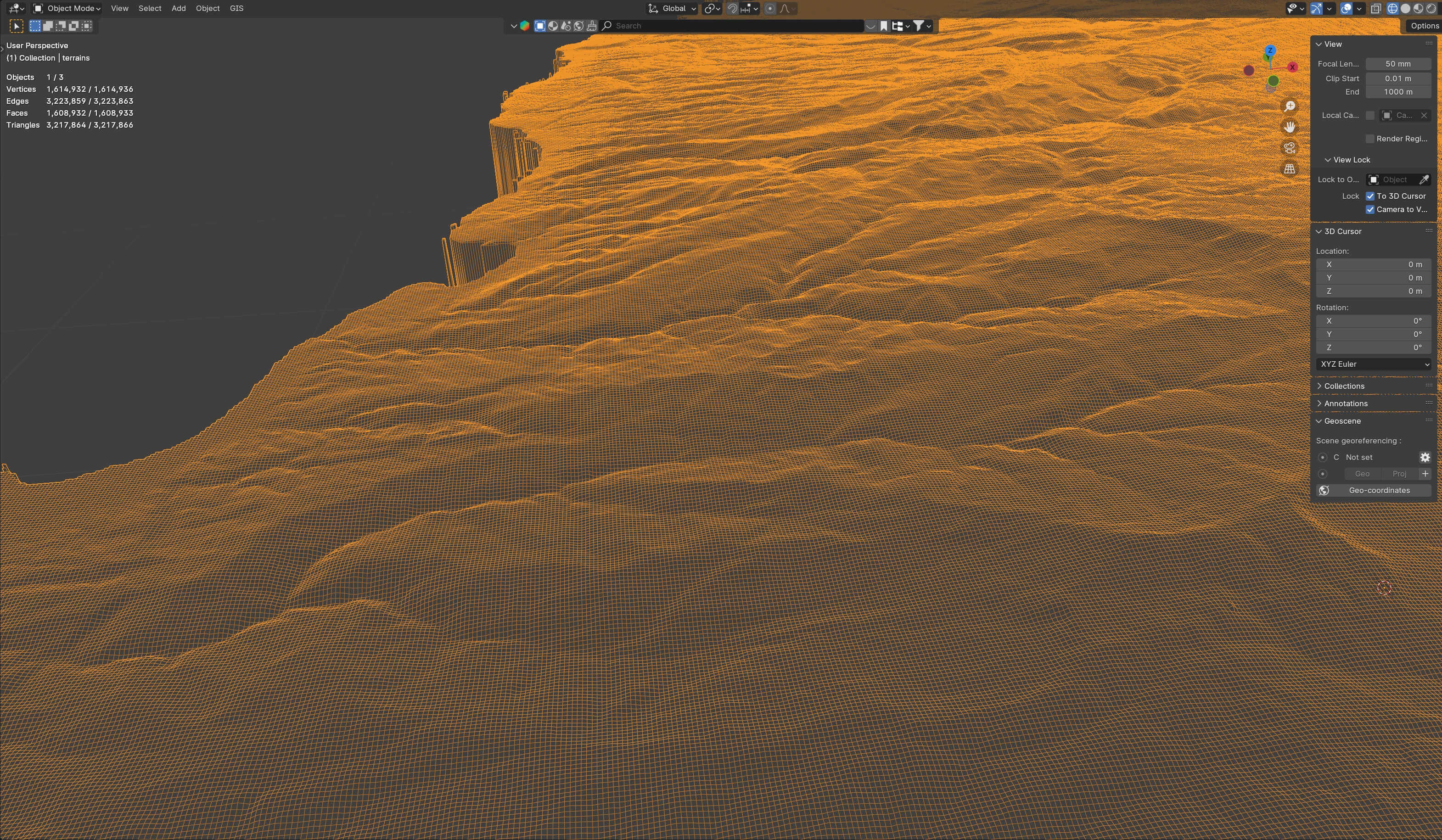 Lebanon Terrain Map - 3D Model by 3dstudio