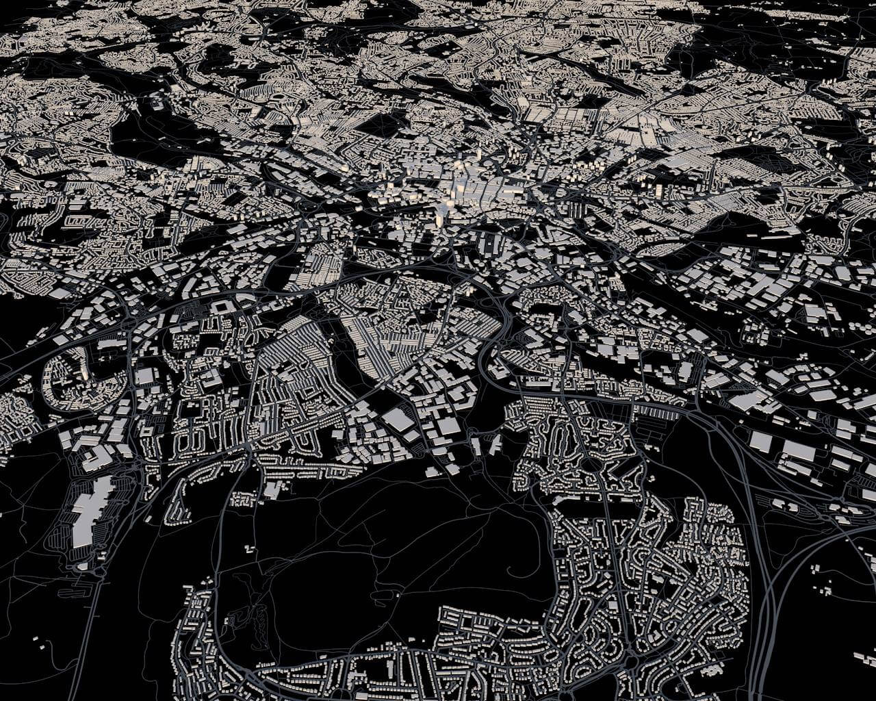 Leeds England - 3D Model by 3dstudio