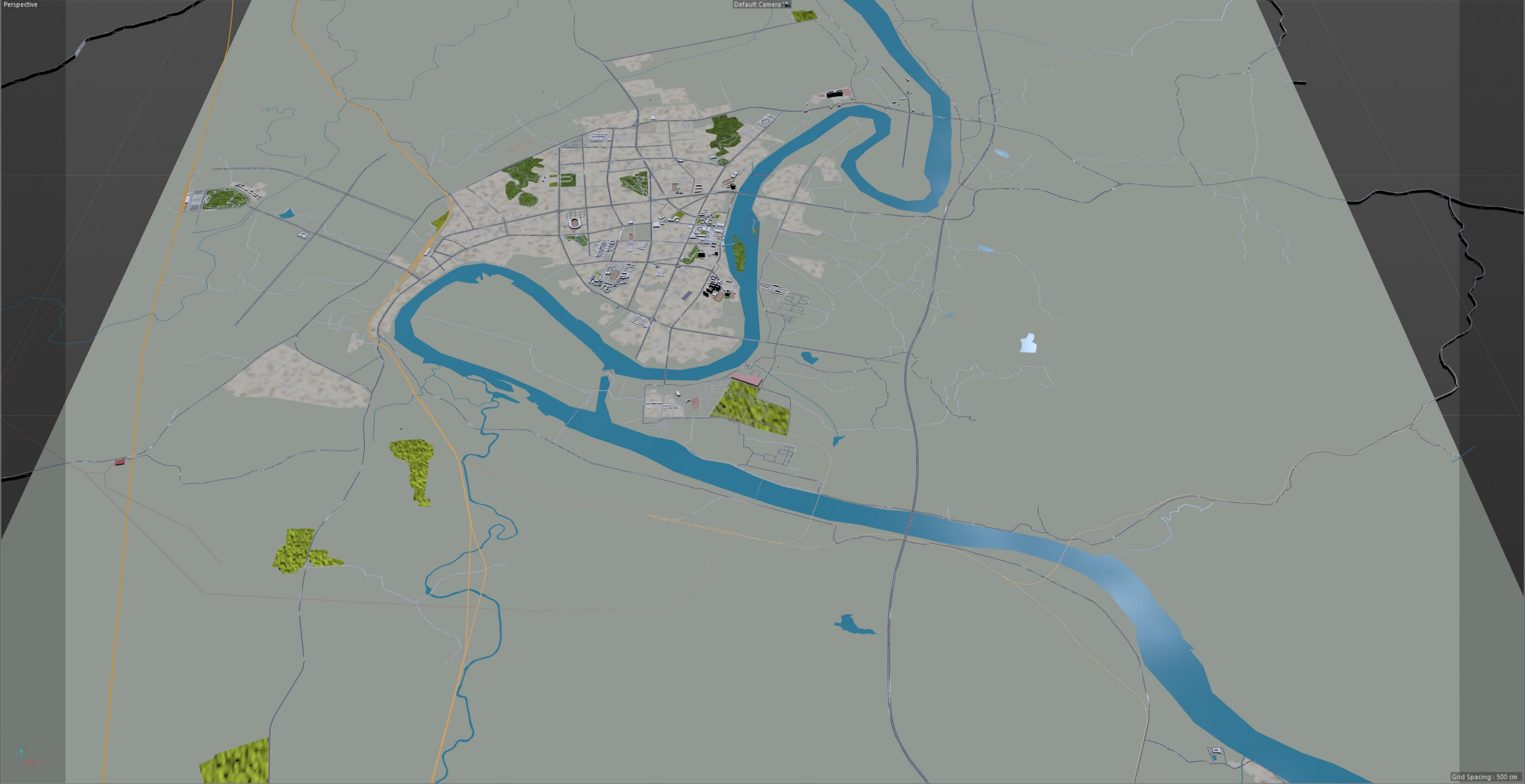 Leiyang Hengyang City Hunan China 3D Model 18km by 3dstudio