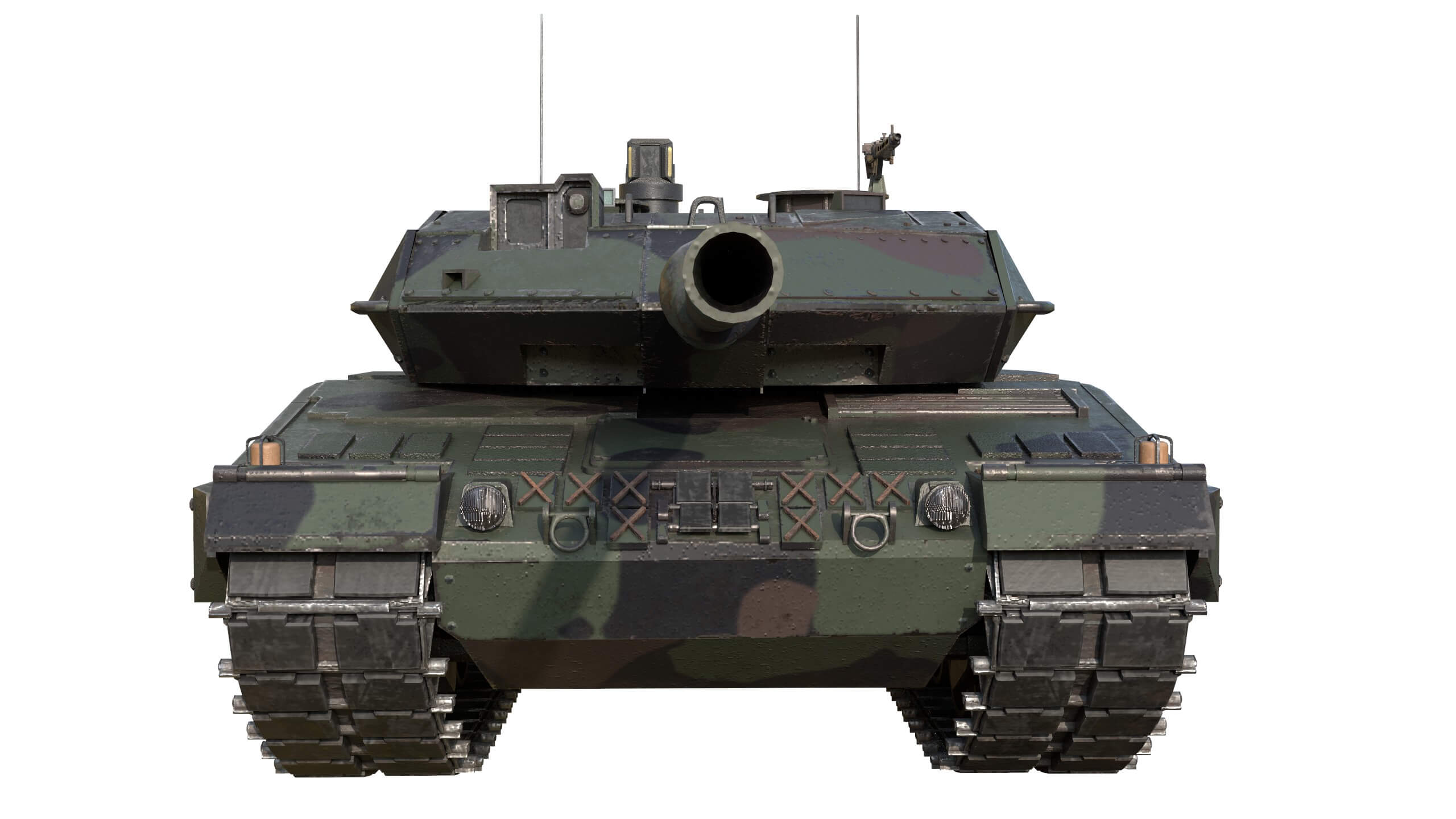Leopard 2A6 Battle Tank - 3D Model by 3dstudio