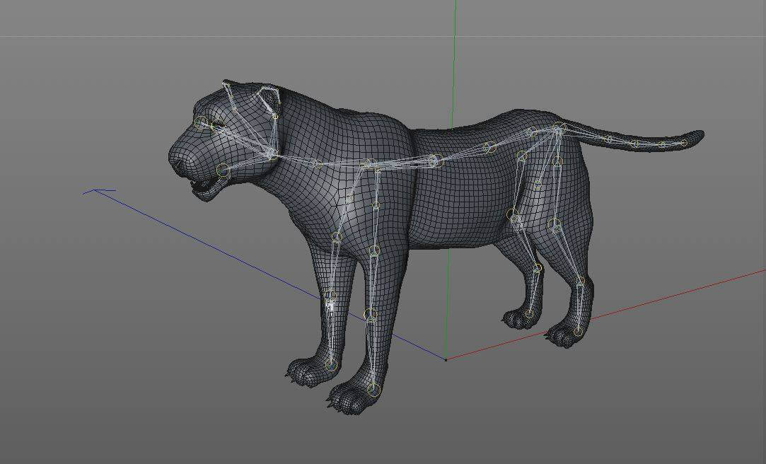 Leopard - 3D Model by 3dstudio