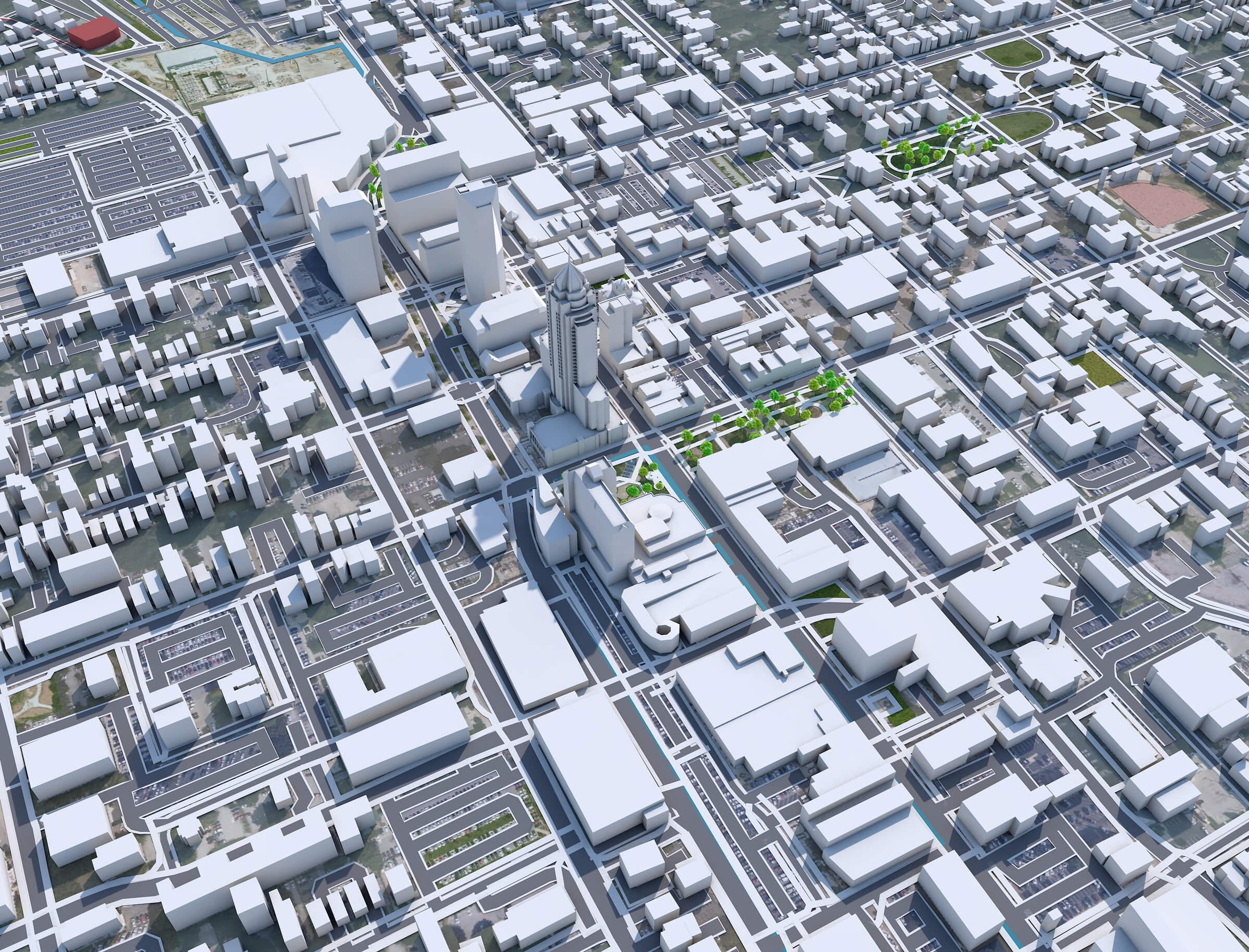 Lexington Kentucky 70km - 3D Model by 3dstudio