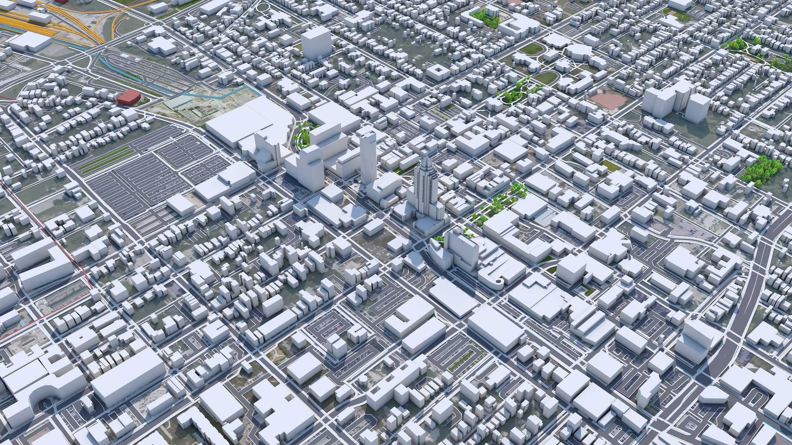Lexington City Kentucky 70km - 3D Model by 3dstudio