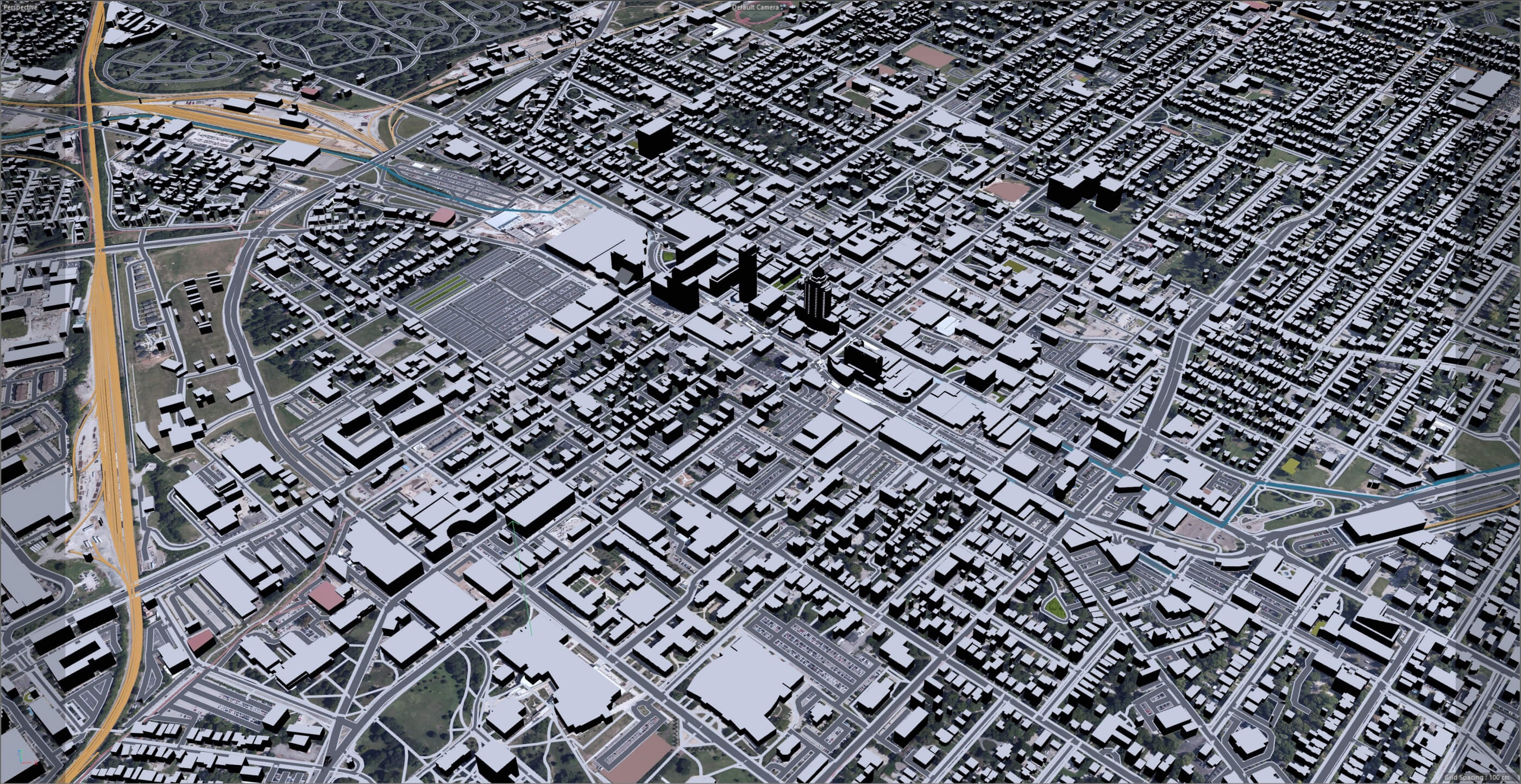 Lexington City Kentucky 70km - 3D Model by 3dstudio