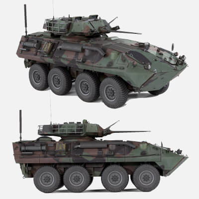 Light Armored Vehicle LAV25 Tank - 3D Model by 3dstudio