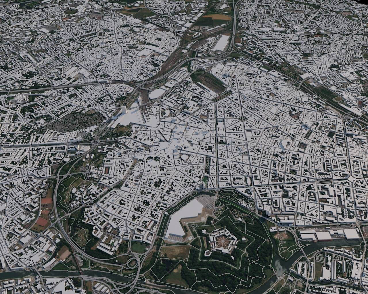 Lille France - 3D Model by 3dstudio