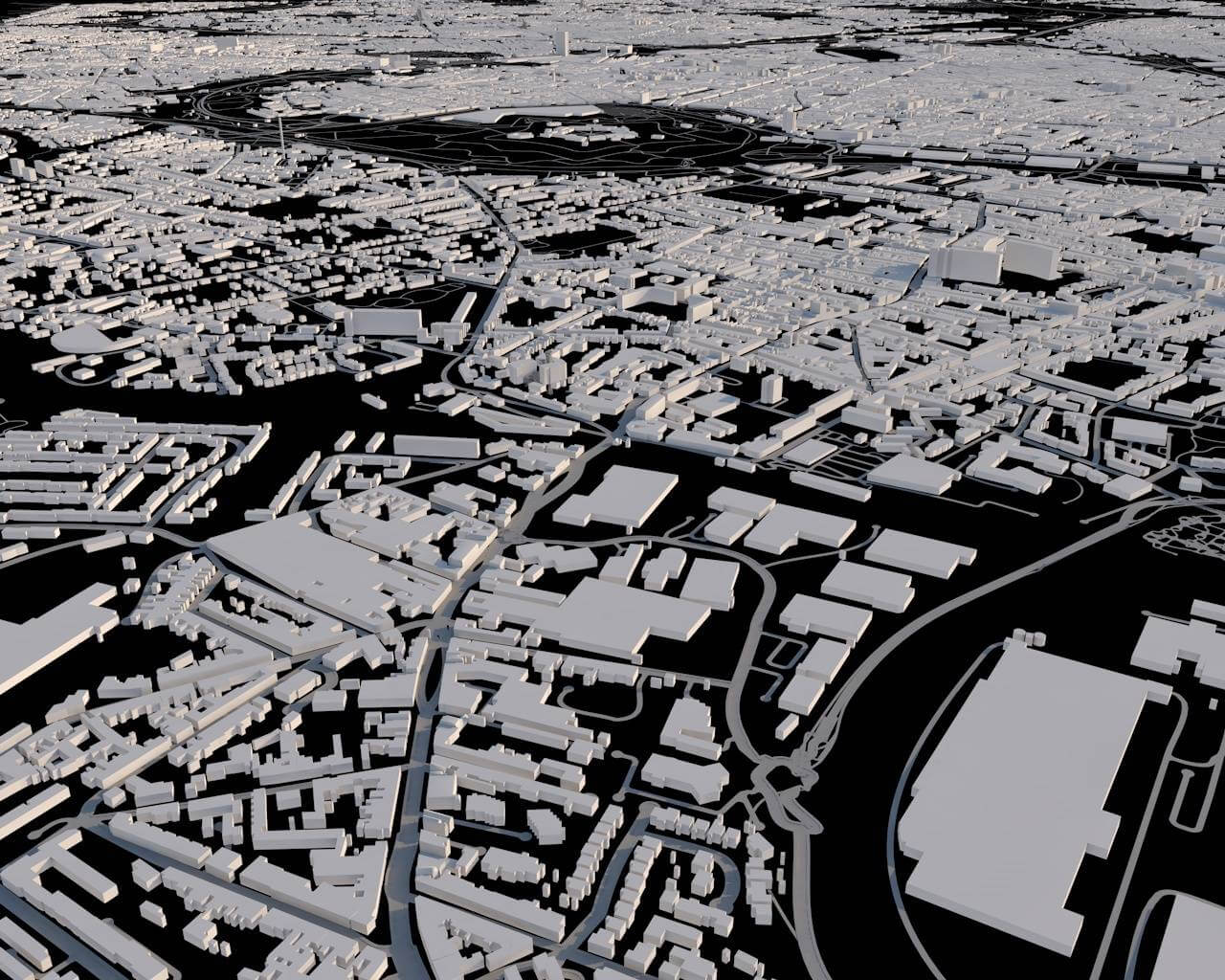 Lille France - 3D Model by 3dstudio