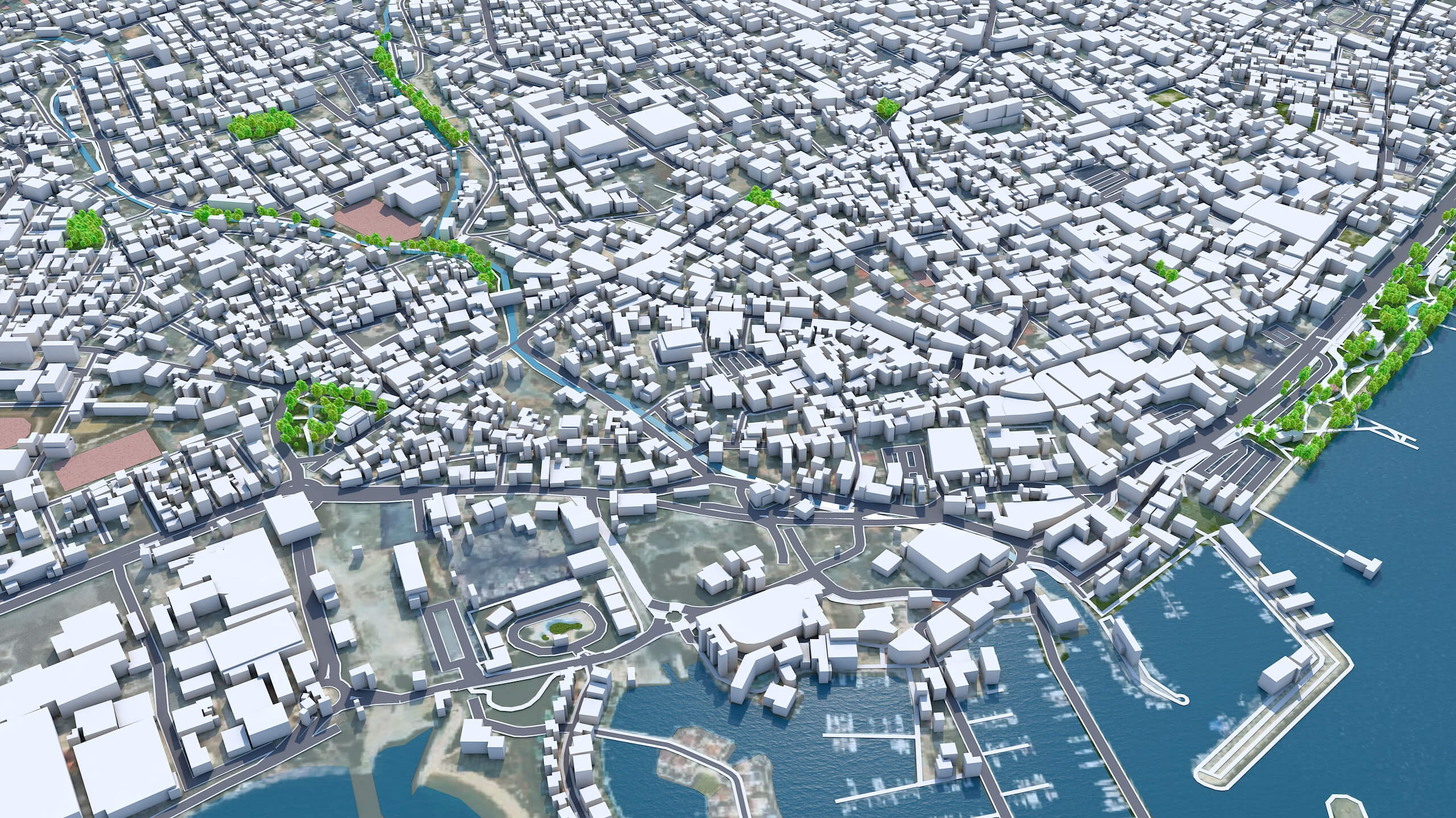 Limassol, Cyprus 40km - 3D Model by 3dstudio