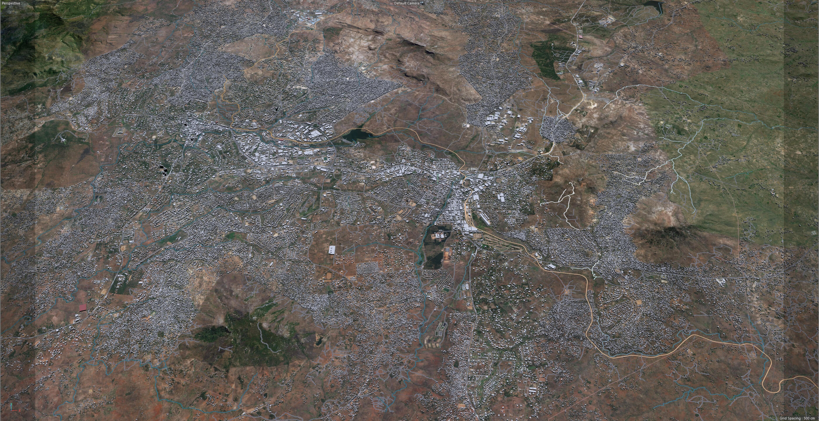 Limbe Blantyre City Malawi 3D Model 25km by 3dstudio