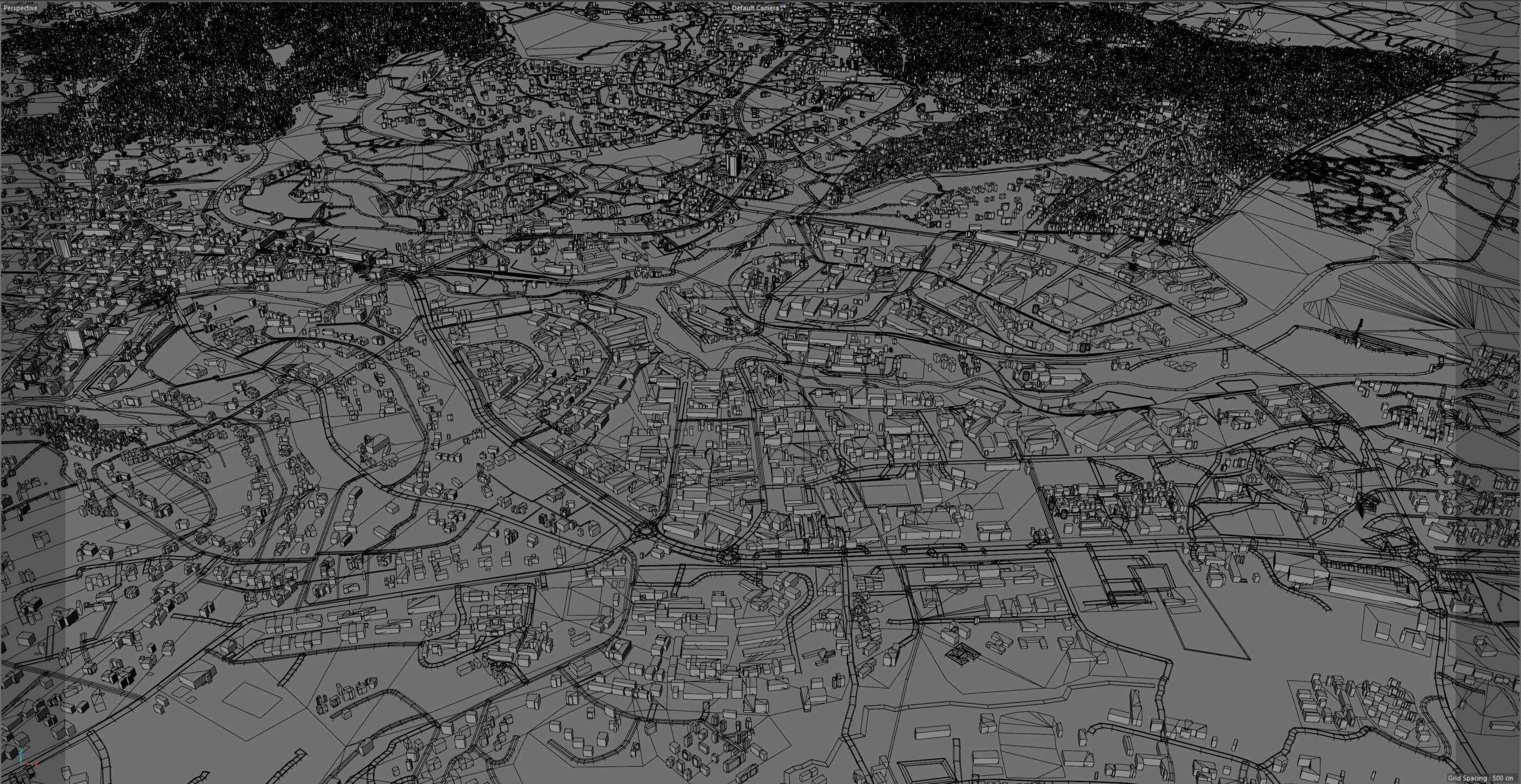 Limbe Blantyre City Malawi 3D Model 25km by 3dstudio