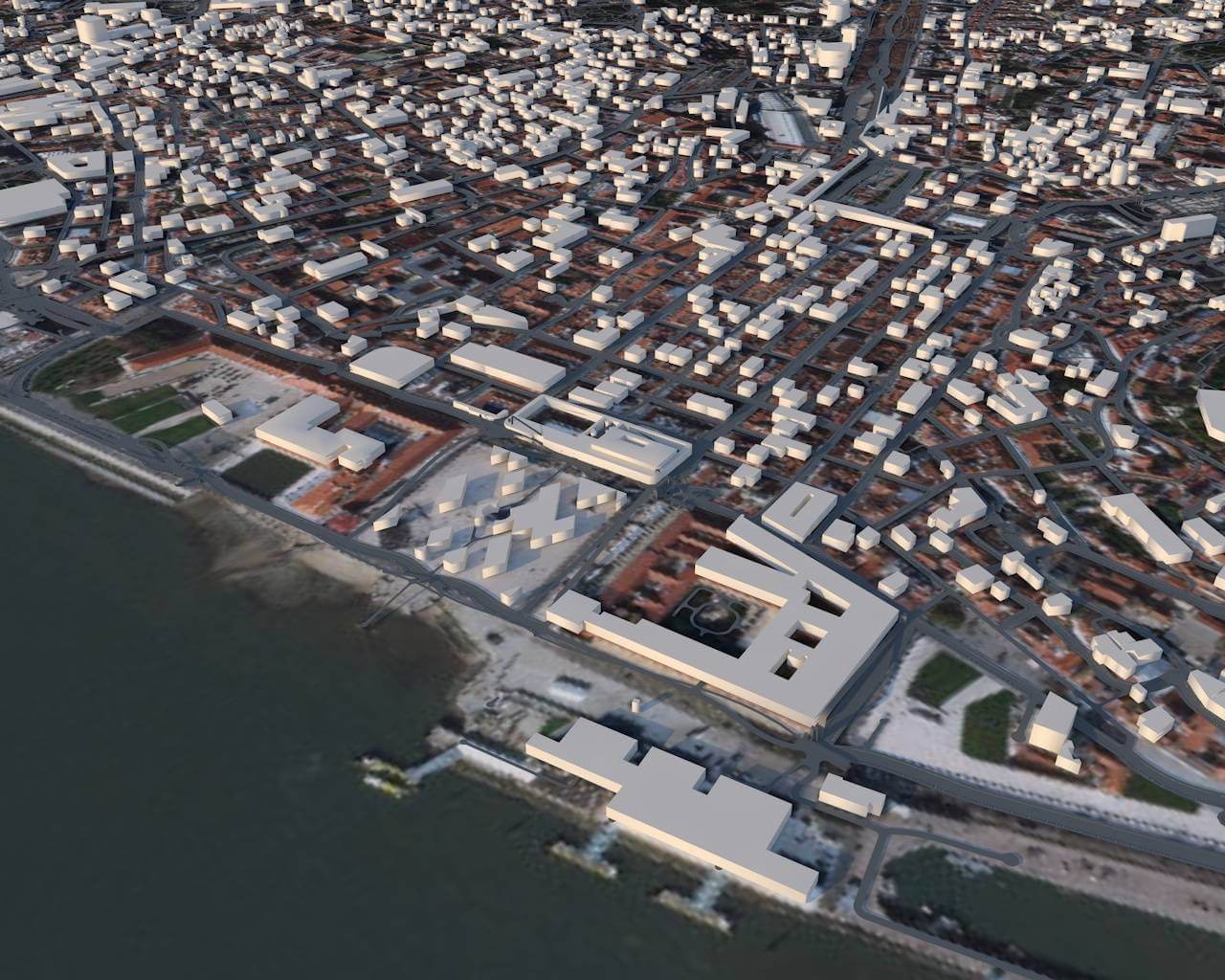 Lisbon Portugal - 3D Model by 3dstudio