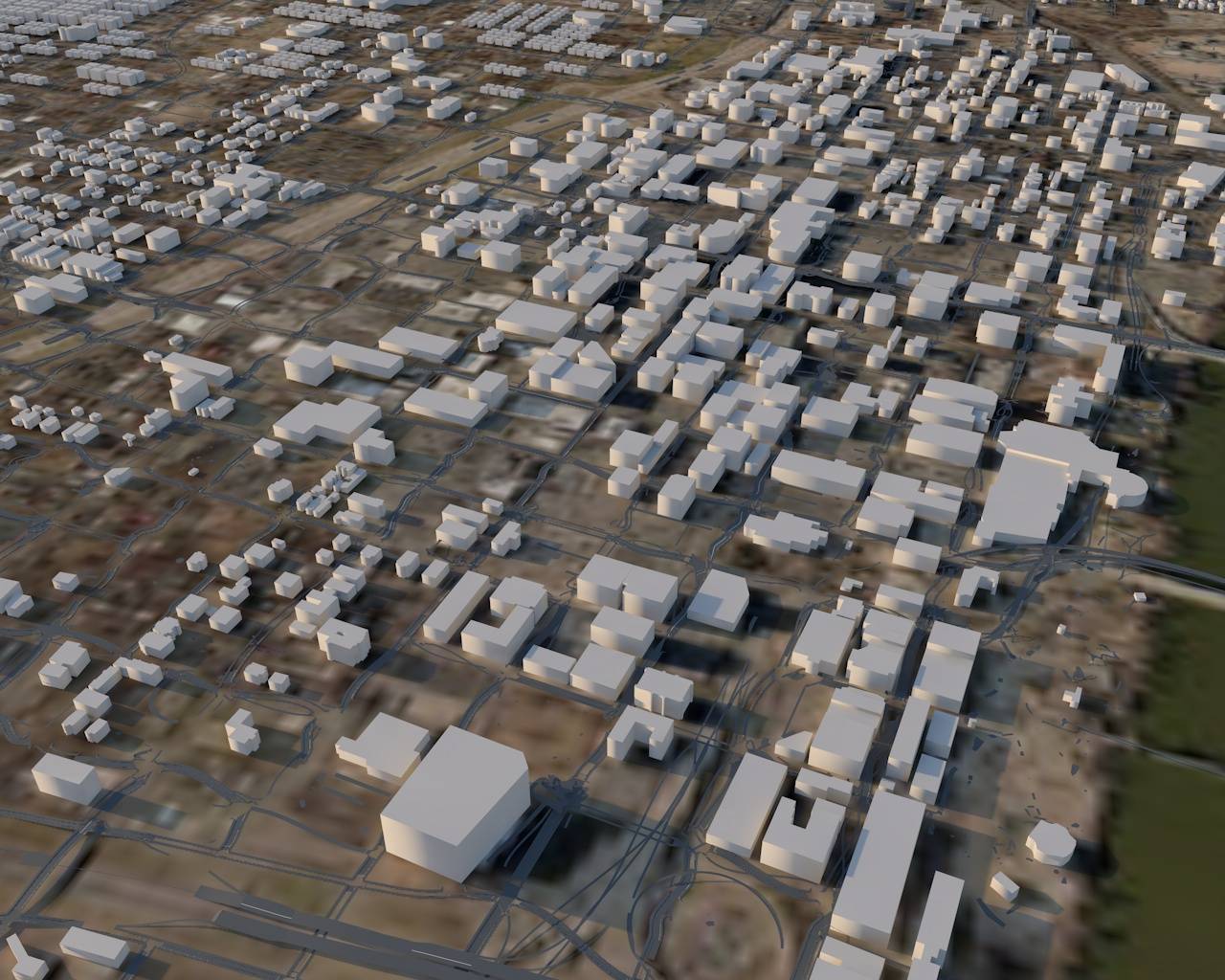 Little Rock Arkansas - 3D Model by 3dstudio