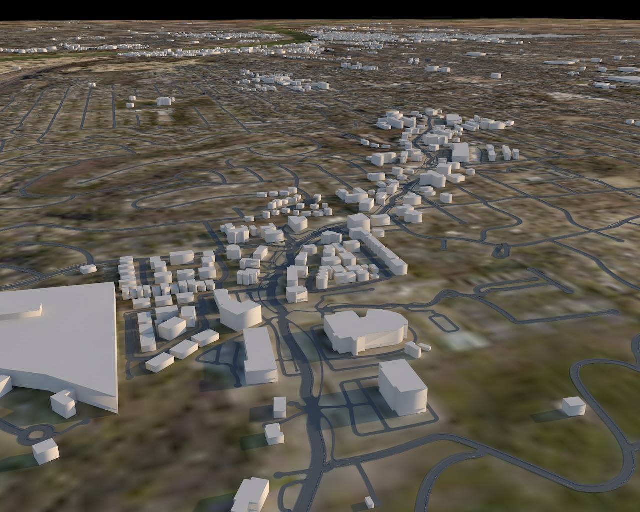 Little Rock Arkansas - 3D Model by 3dstudio