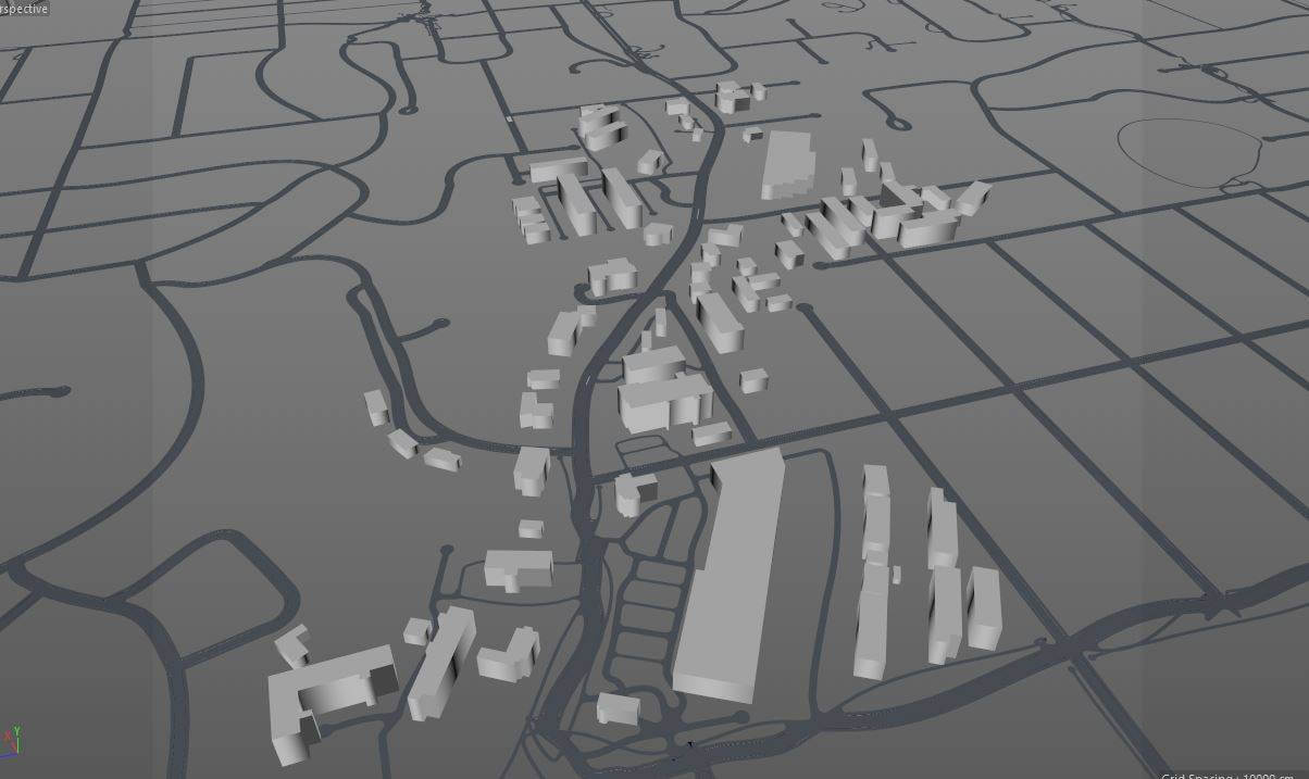 Little Rock Arkansas - 3D Model by 3dstudio