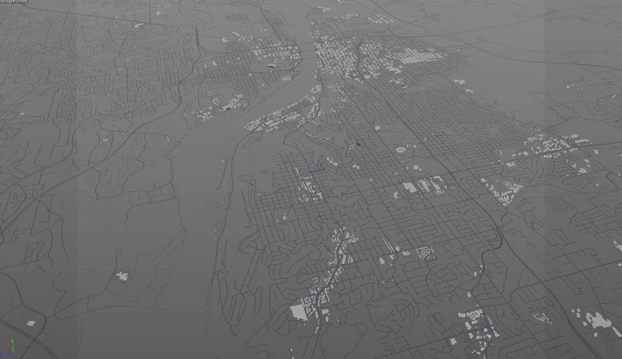 Little Rock Arkansas - 3D Model by 3dstudio