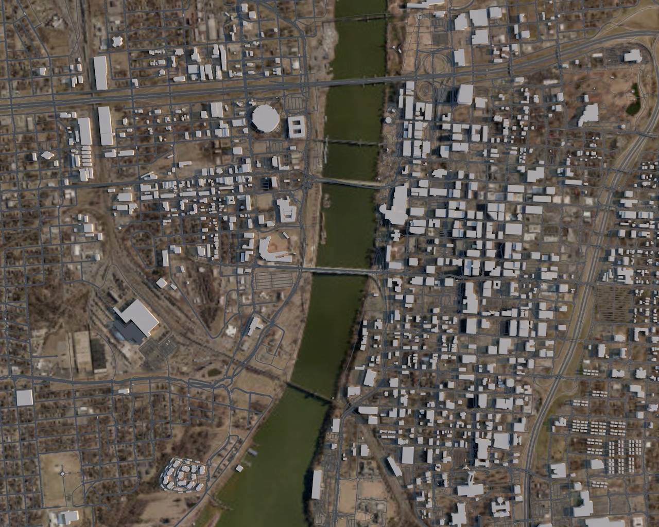 Little Rock Arkansas - 3D Model by 3dstudio