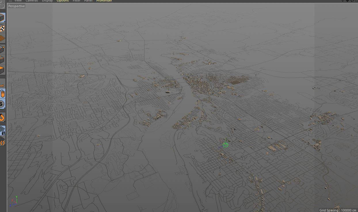 Little Rock Arkansas - 3D Model by 3dstudio