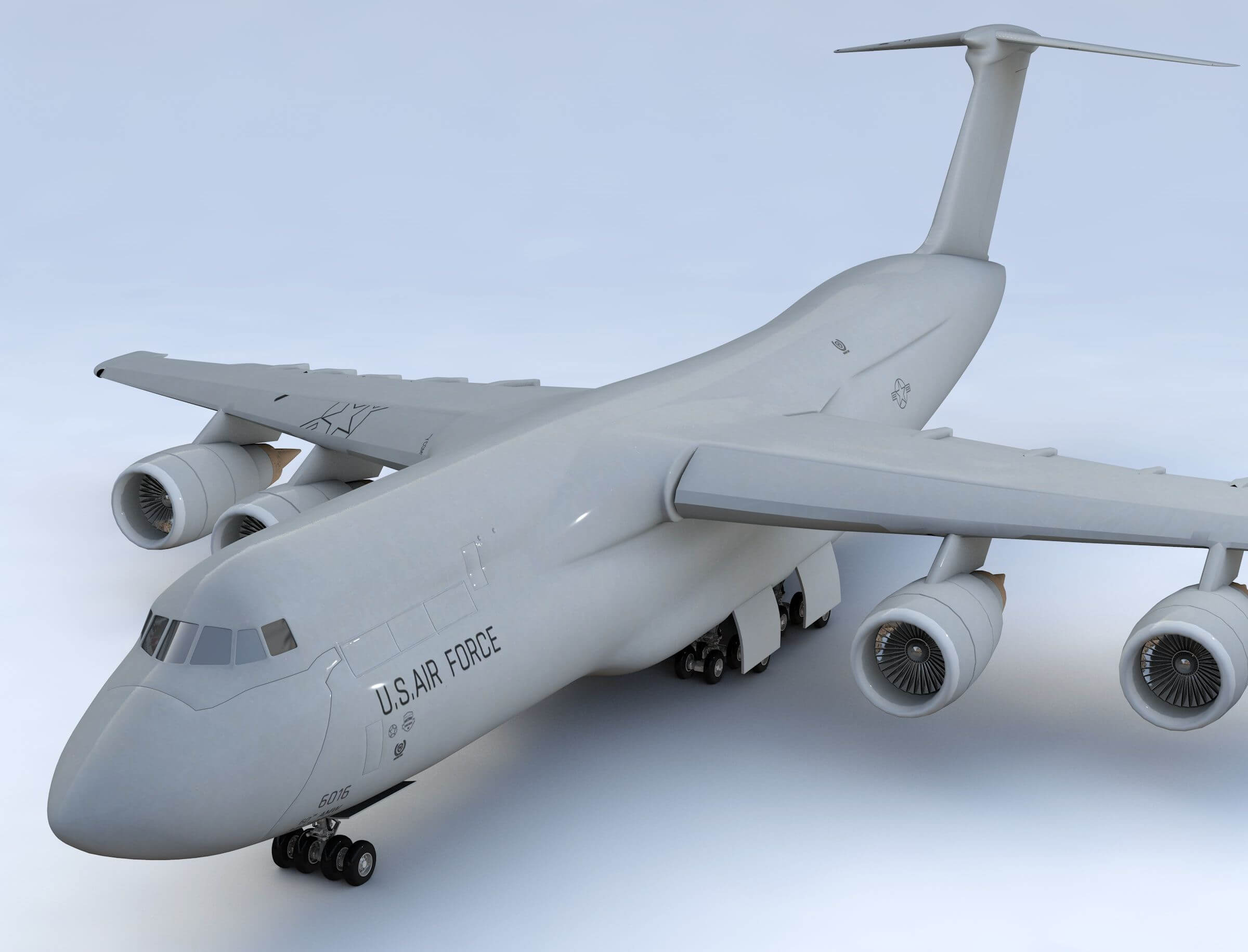 Lockheed C5 Galaxy - 3D Model by 3dstudio