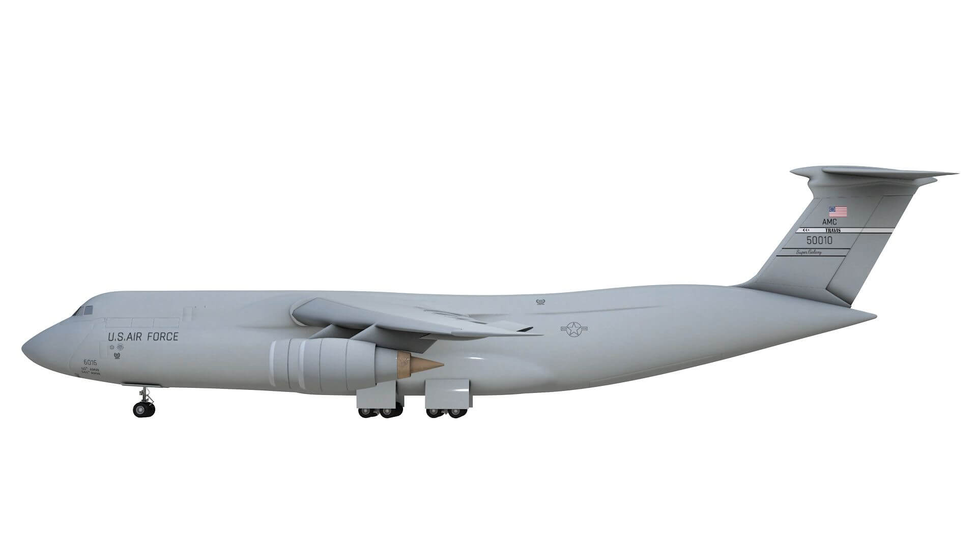 Lockheed C5 Galaxy - 3D Model by 3dstudio
