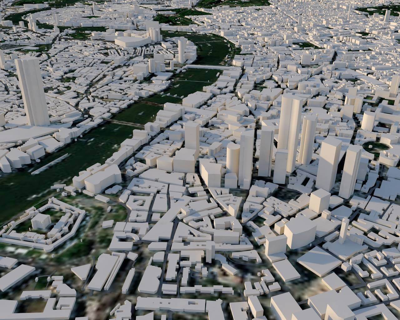 London England - 3D Model by 3dstudio