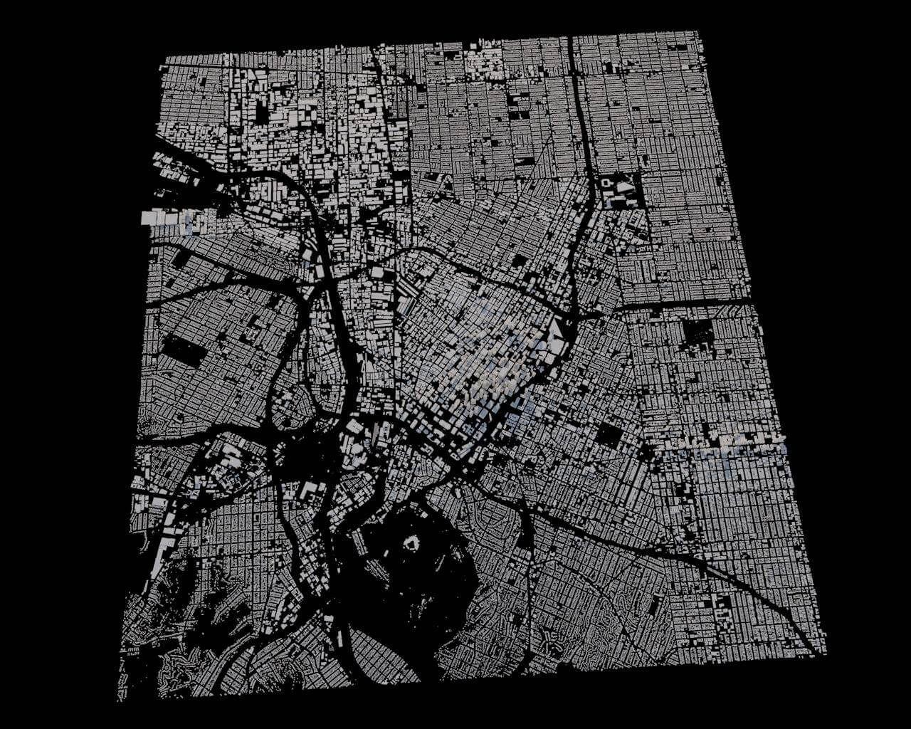 Los Angeles California - 3D Model by 3dstudio