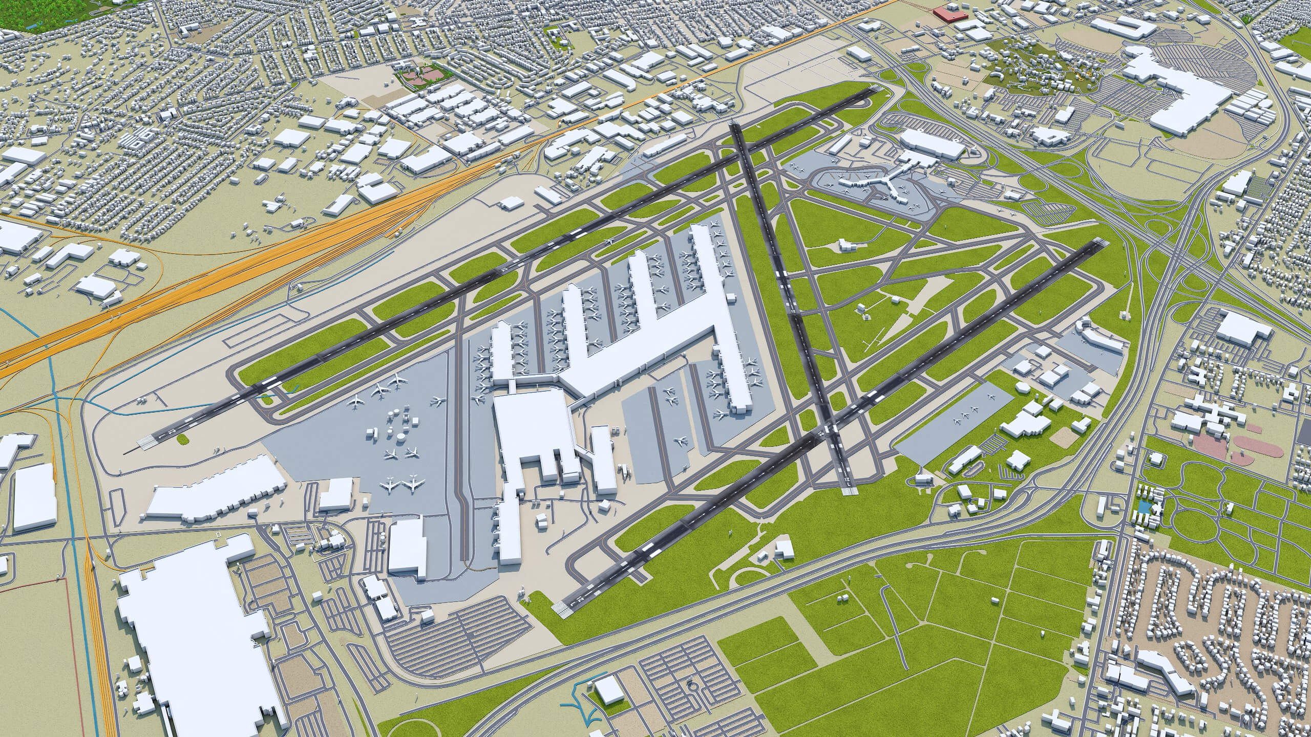 Louisville Airport Layout