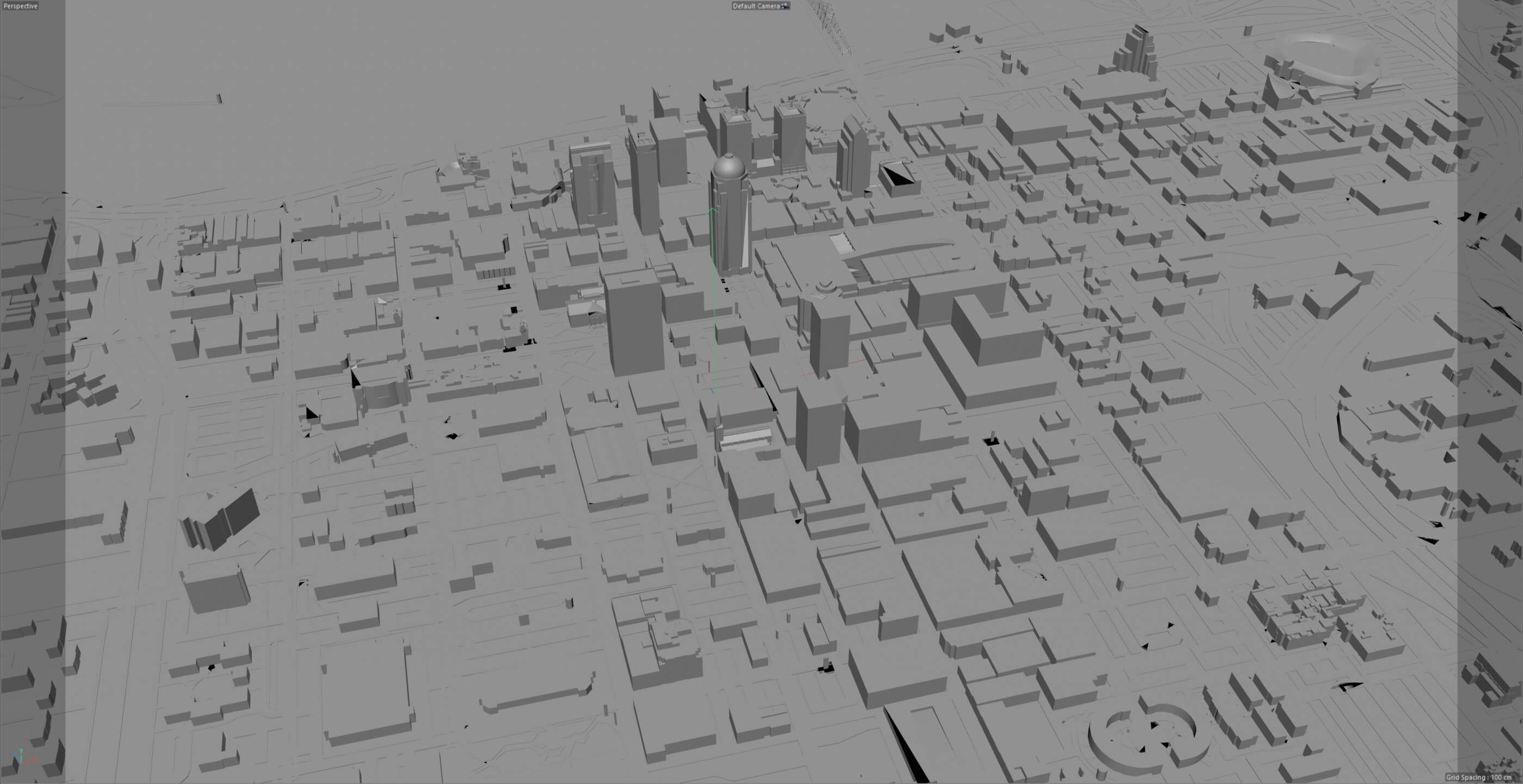 Louisville Downtown Kentucky USA 6km - 3D Model by 3dstudio