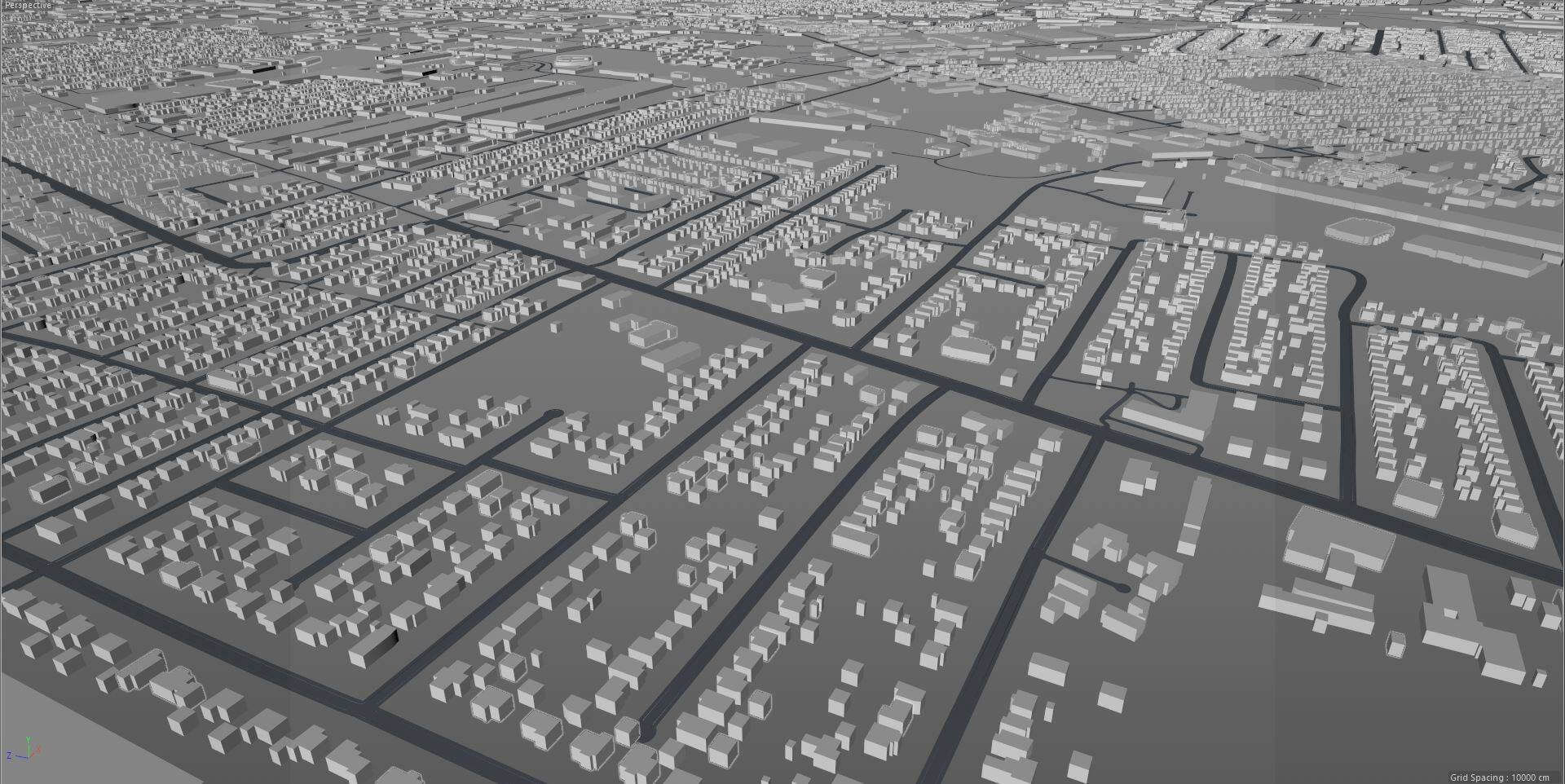 Louisville Kentucky - 3D Model by 3dstudio